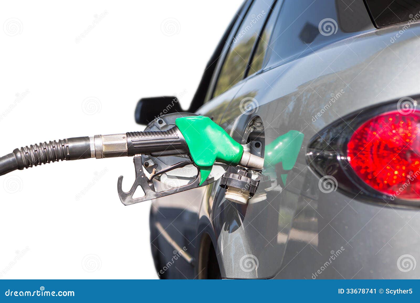 Car refuel stock image. Image of petrol, consumer, nozzle - 33678741