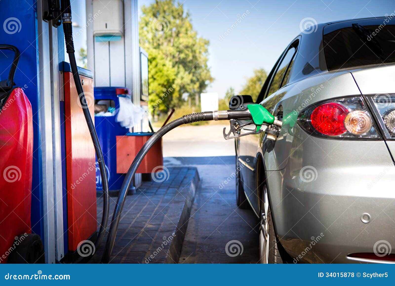 Car refuel stock photo. Image of motor, green, consumer - 34015878