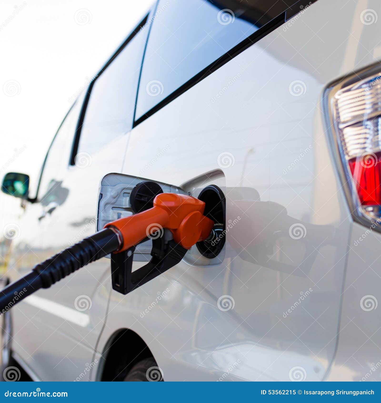 Car refuel stock image. Image of nozzle, benzine, filling - 53562215