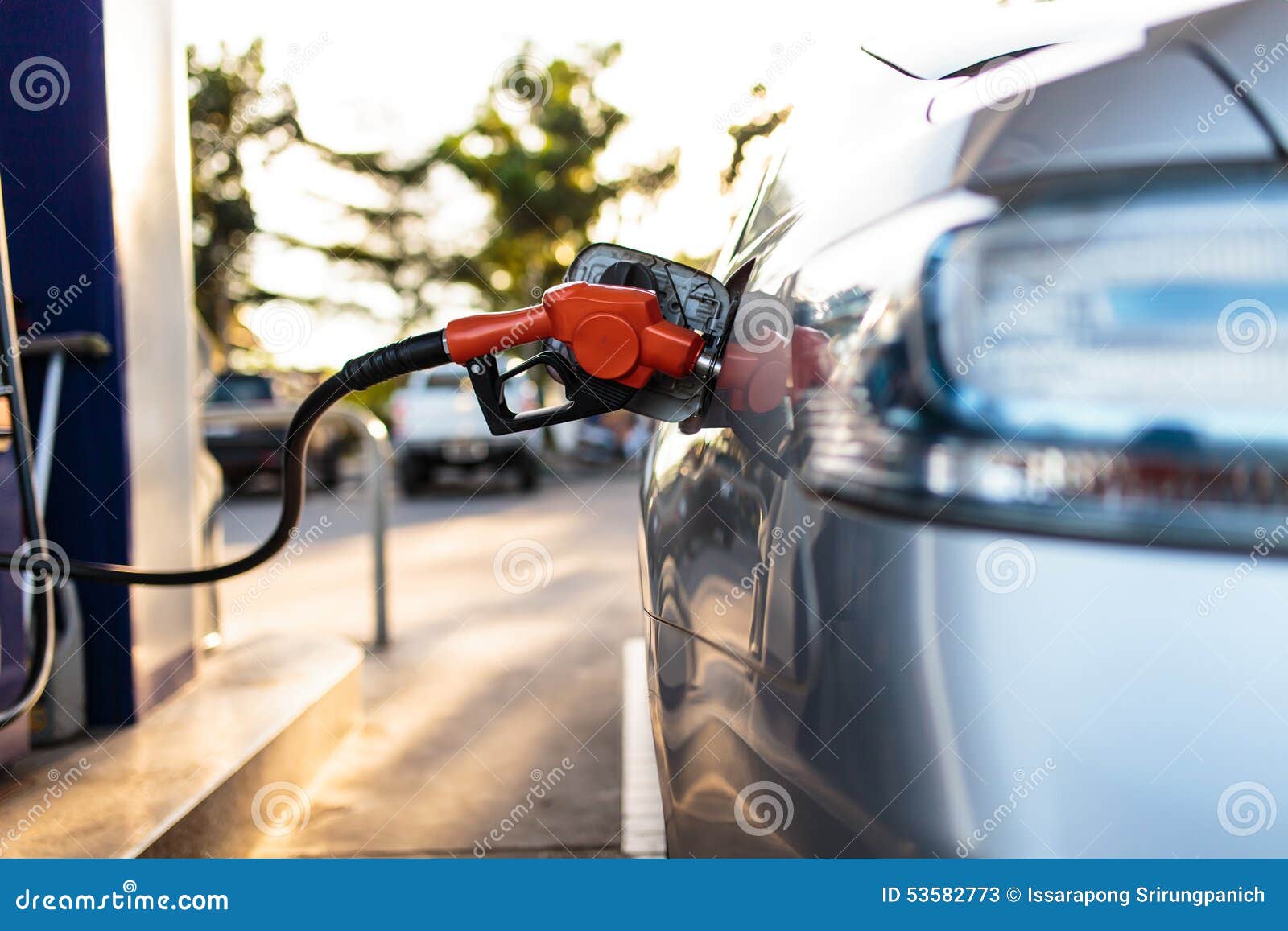 Car refuel stock image. Image of refill, pollution, metal - 53582773
