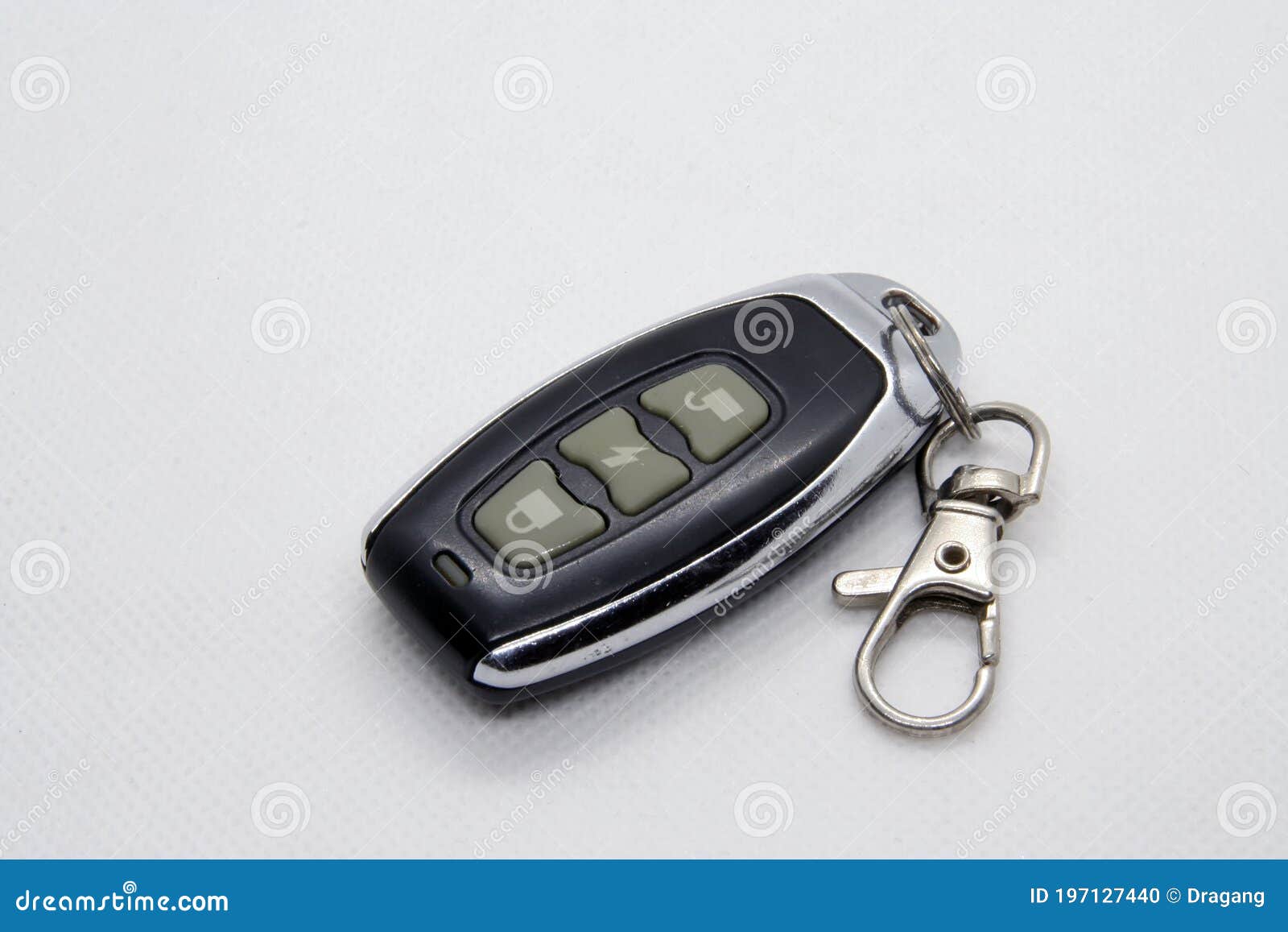 Car Remote Key. Automobile Remote Control Key Chain. Stock Photo ...