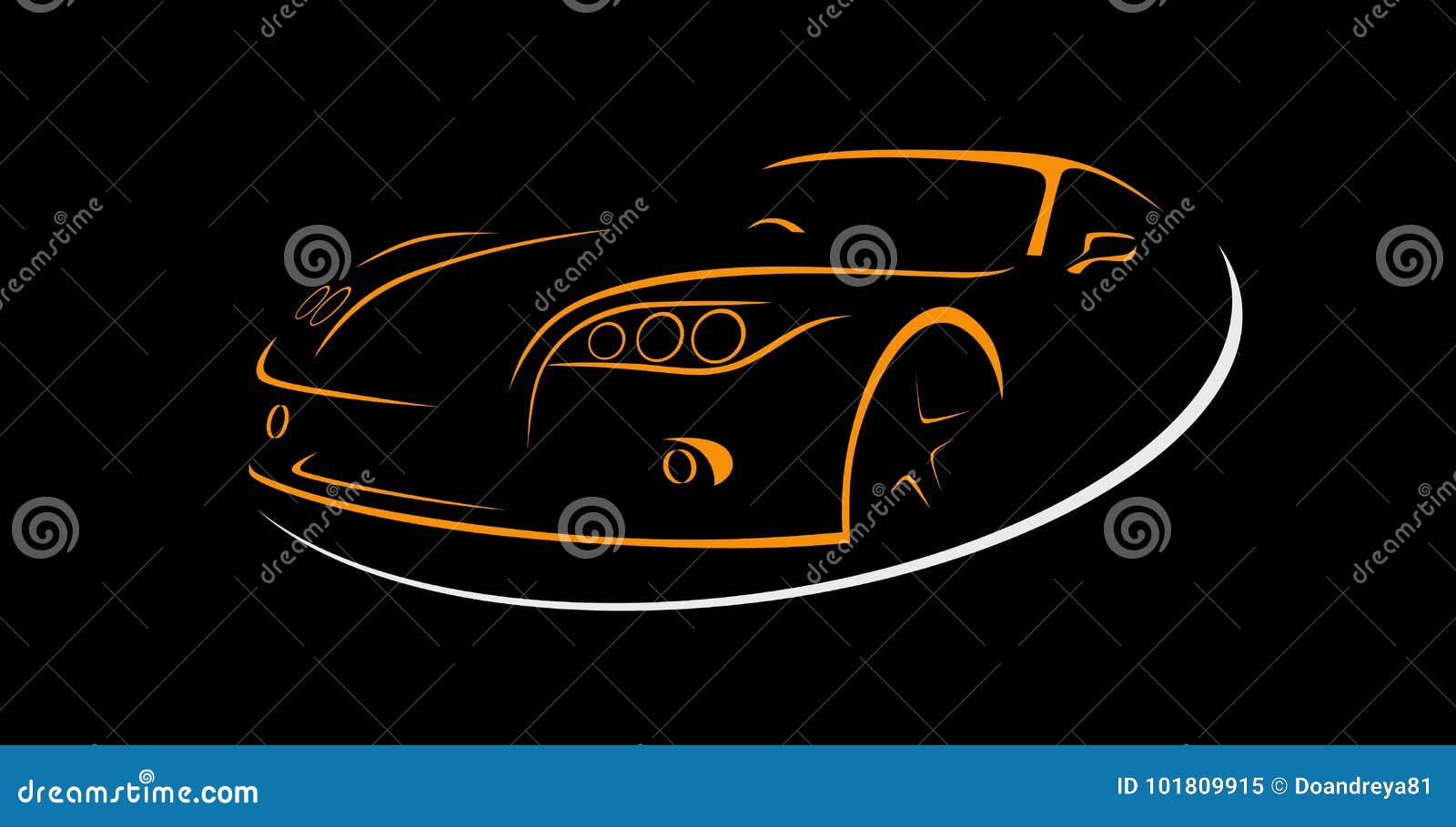 Car Rent Abstract Lines Vector. Logo. Vector Illustration Stock Vector ...