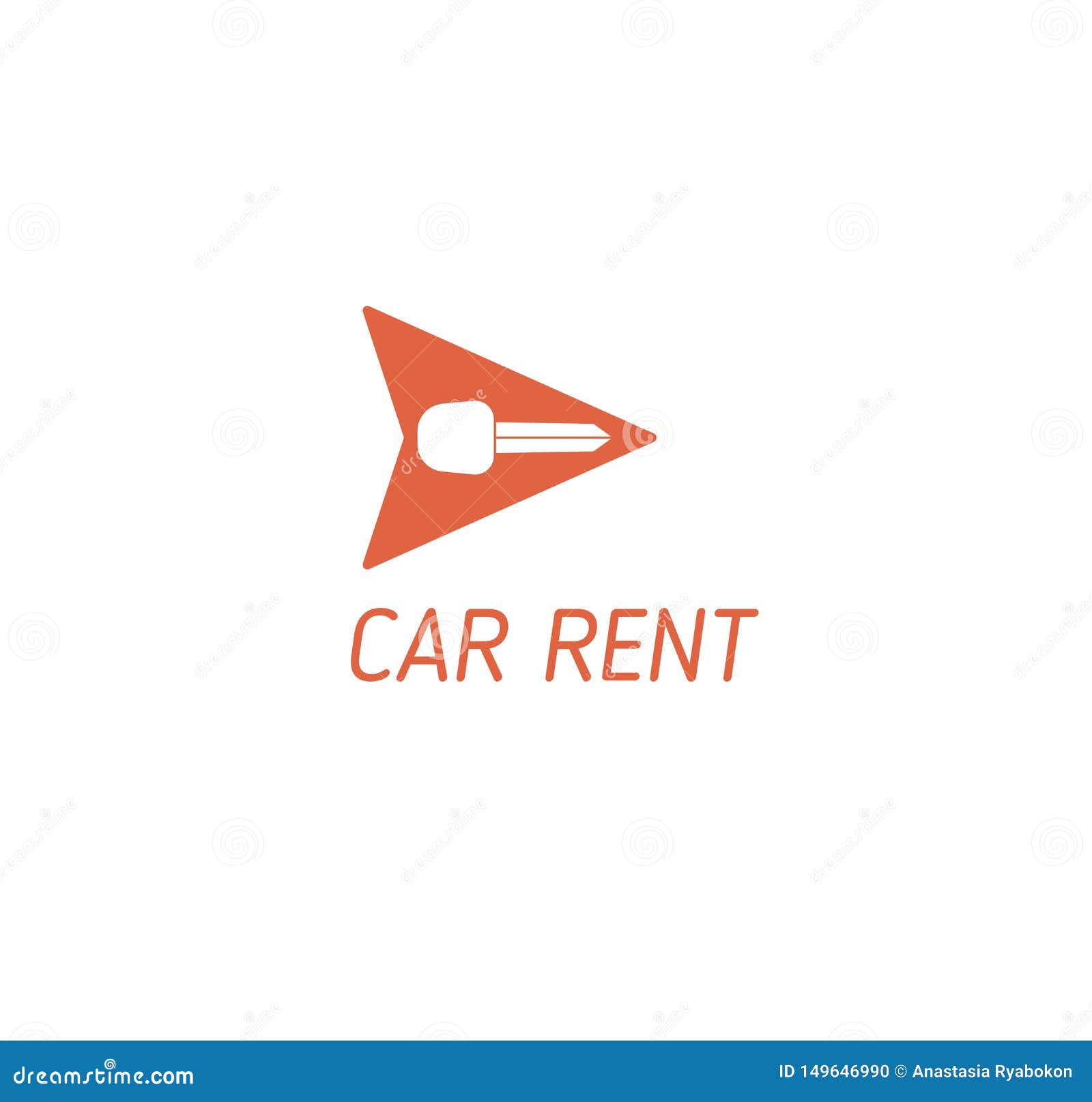 Car rent logo design stock vector. Illustration of logo - 149646990