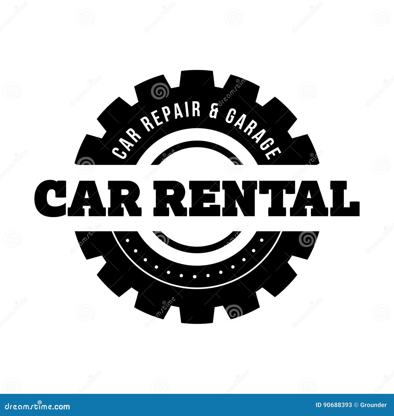 Car Rental vintage stamp stock vector. Illustration of tires - 90688393