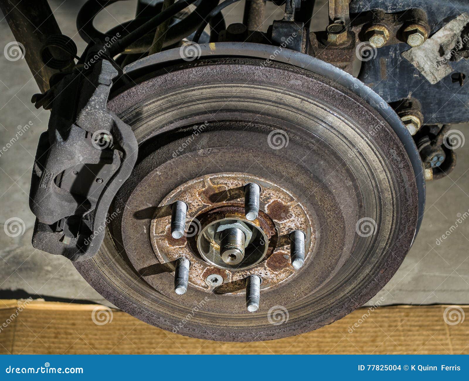 Car Repair Bad Breaks stock photo. Image of brakes, caliper - 77825004