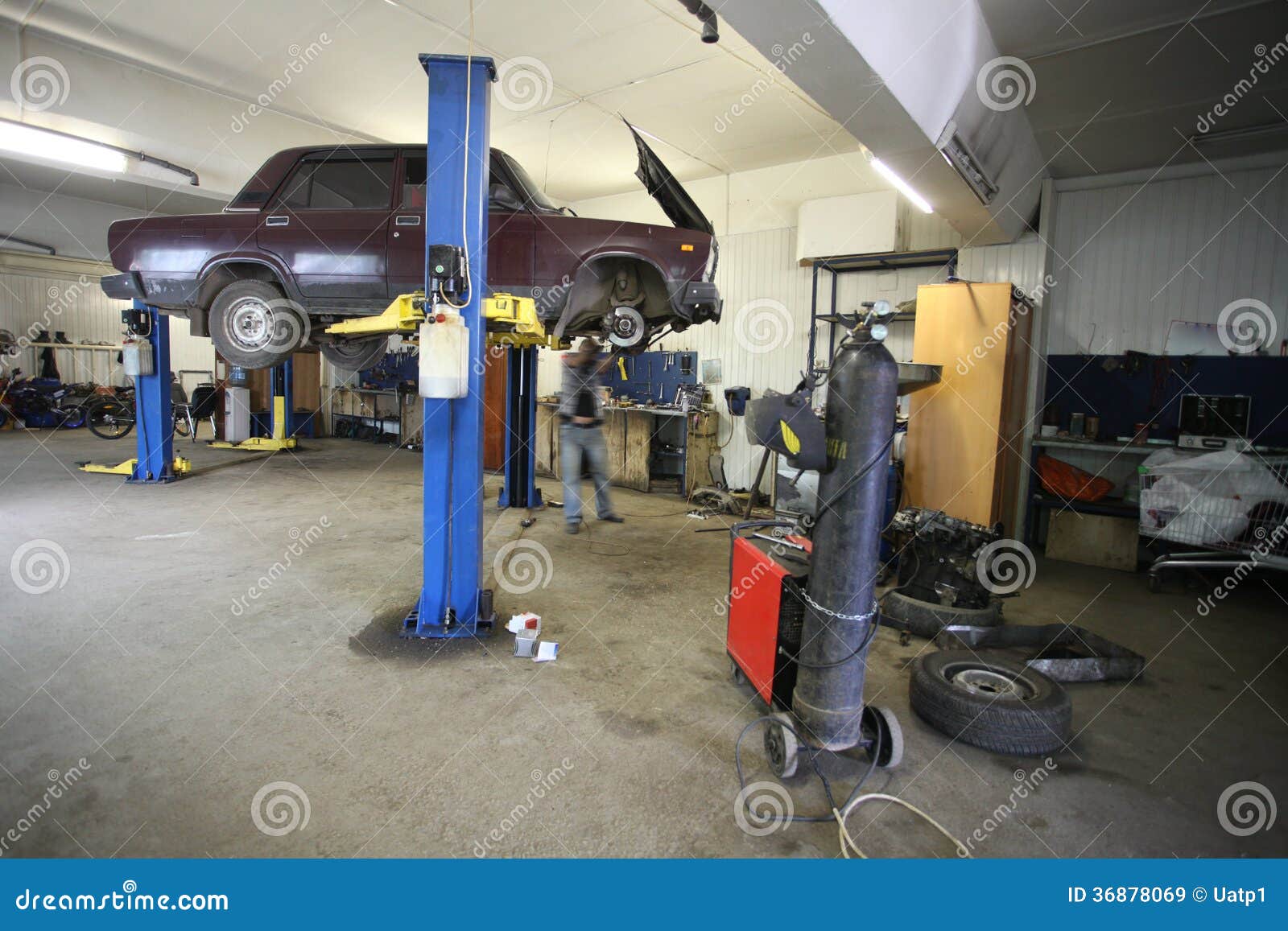 A car repair garage stock image. Image of transportation - 36878069