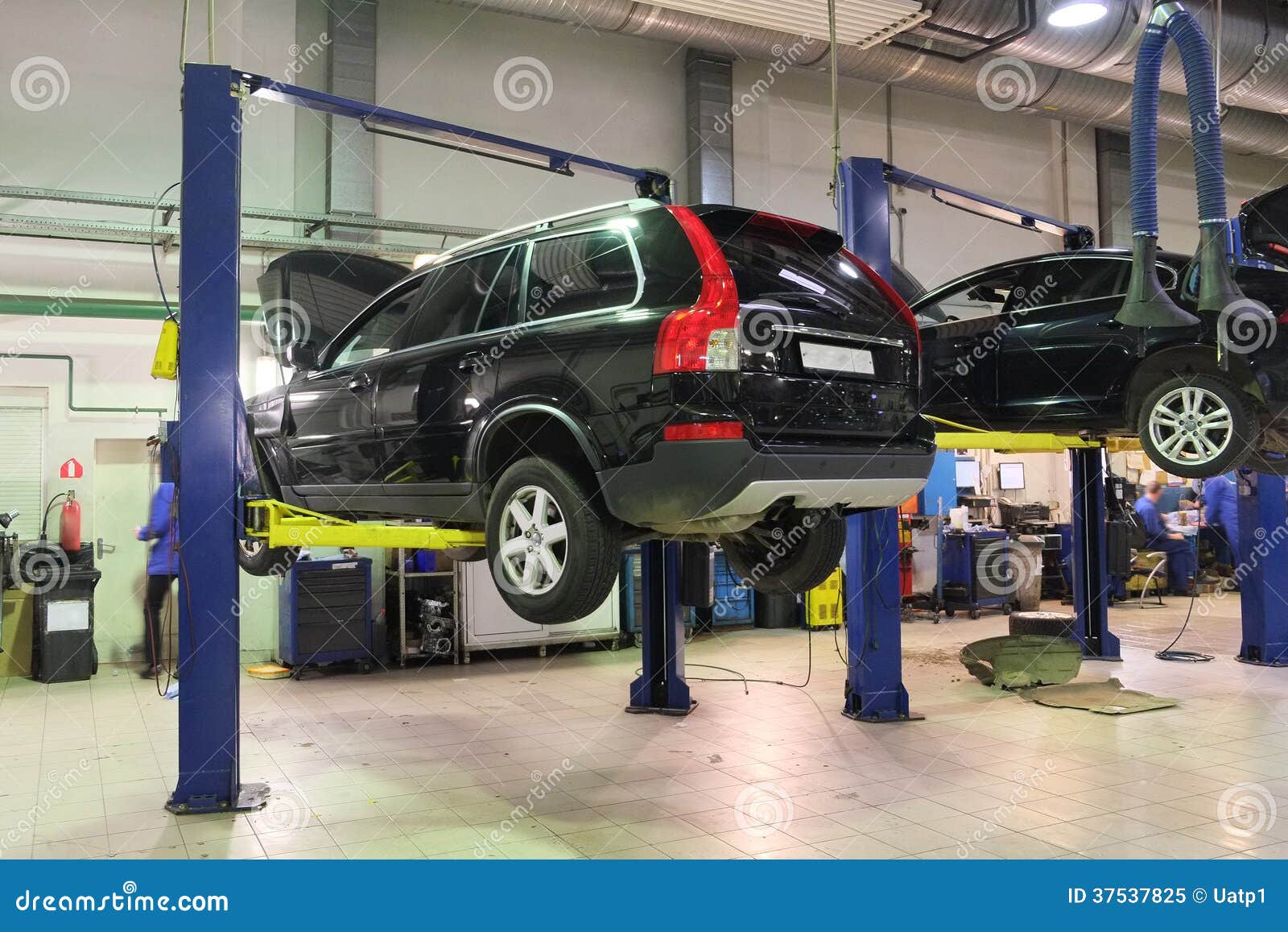 Car repair garage stock image. Image of repair, work - 37537825