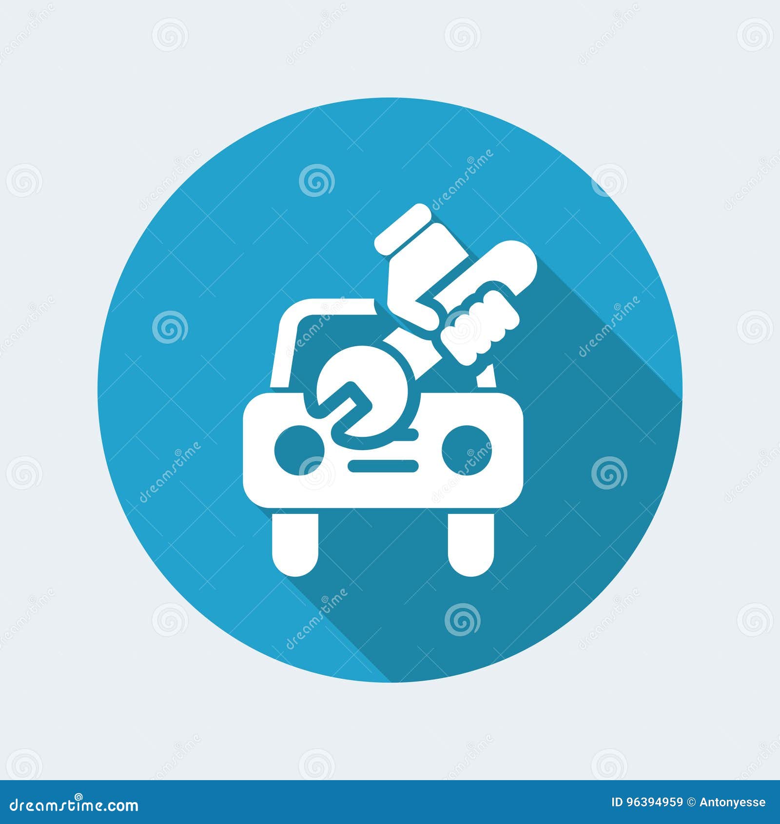 Car repair icon stock vector. Illustration of single - 96394959