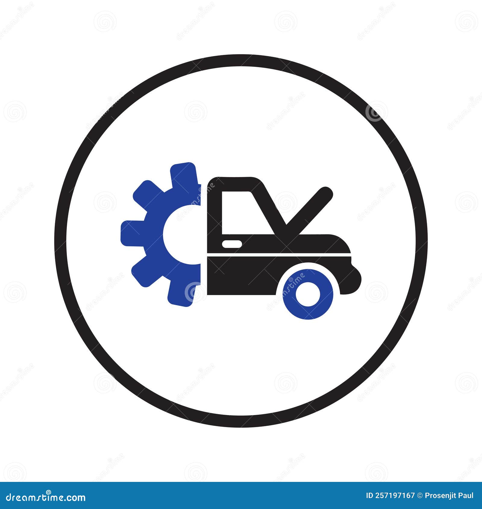Car repair service icon stock vector. Illustration of maintenance ...