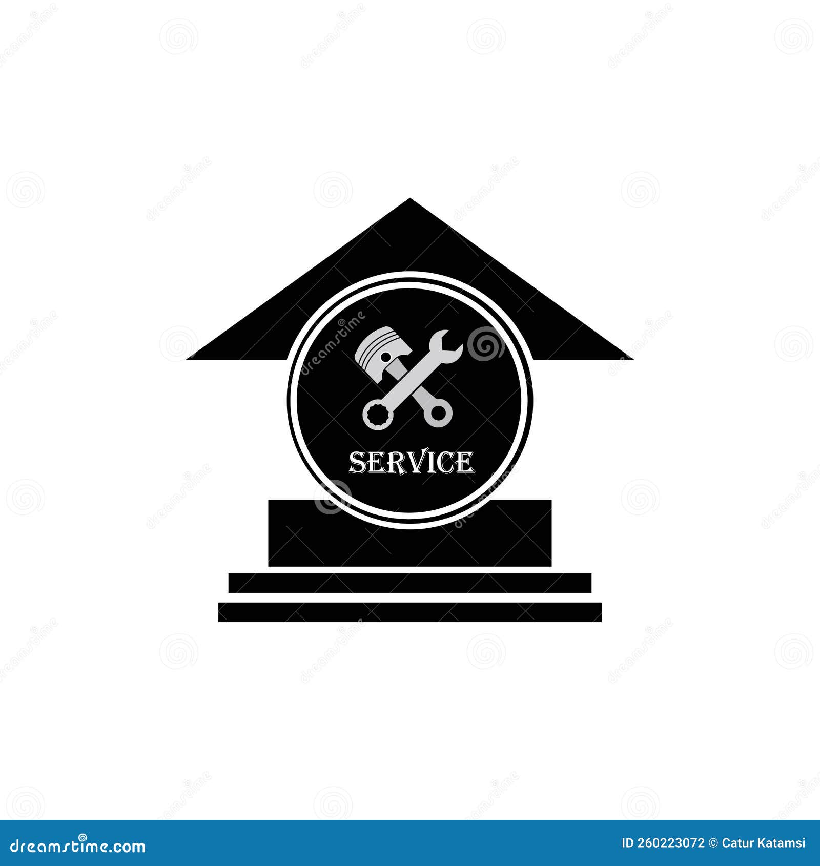 Car Repair Shop Logo Icon Vector Stock Vector - Illustration of ...
