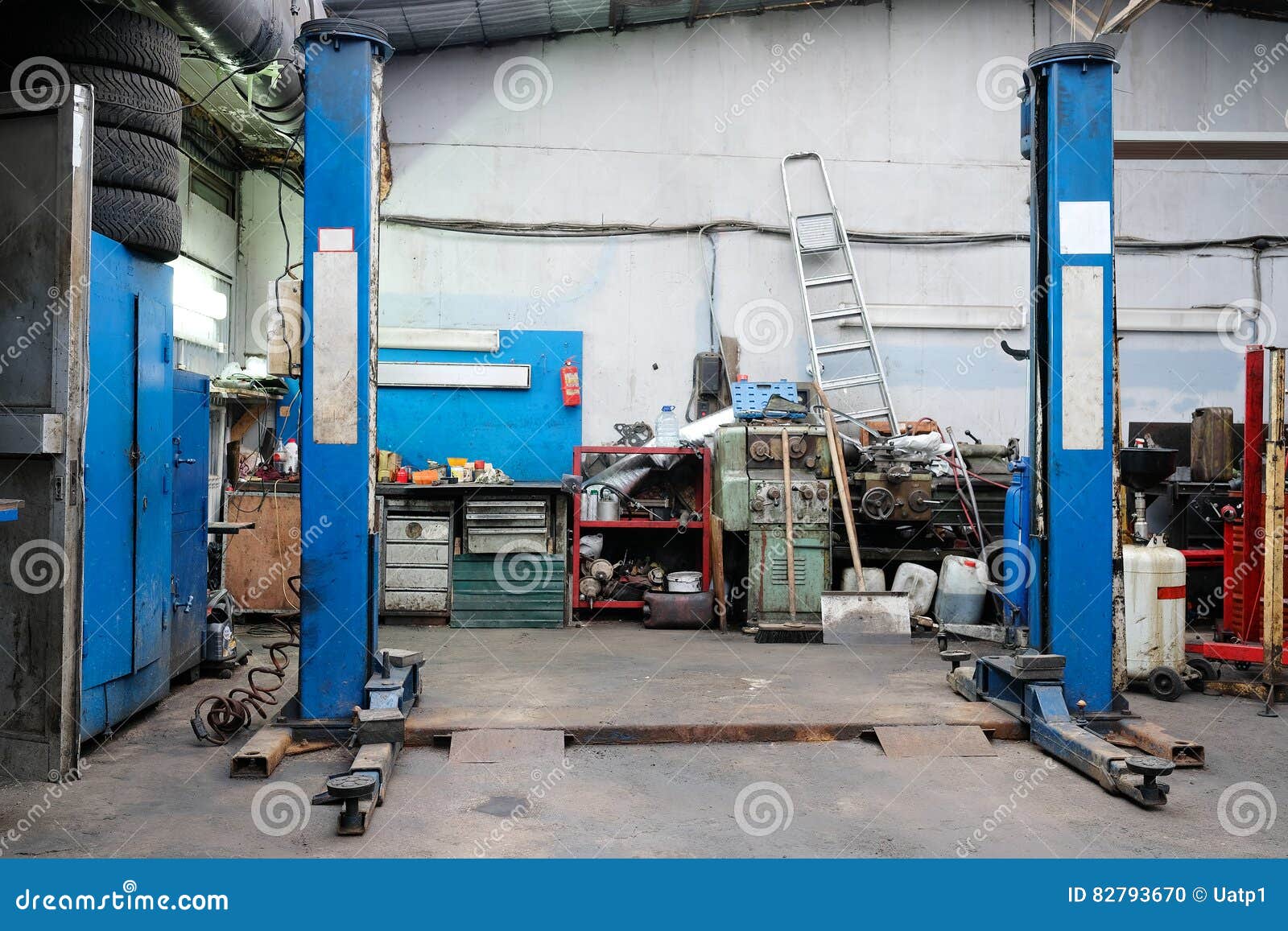Car repair station stock photo. Image of repair, machineshop - 82793670