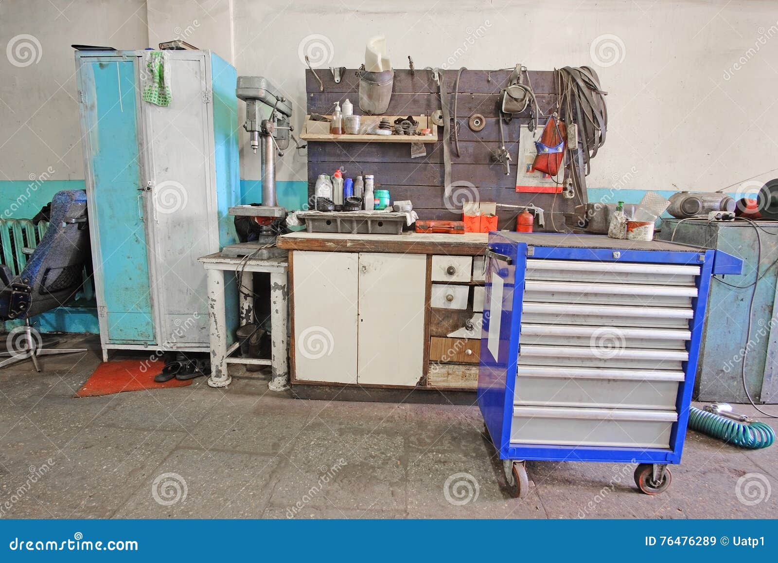 Car repair station stock image. Image of center, automobile - 76476289