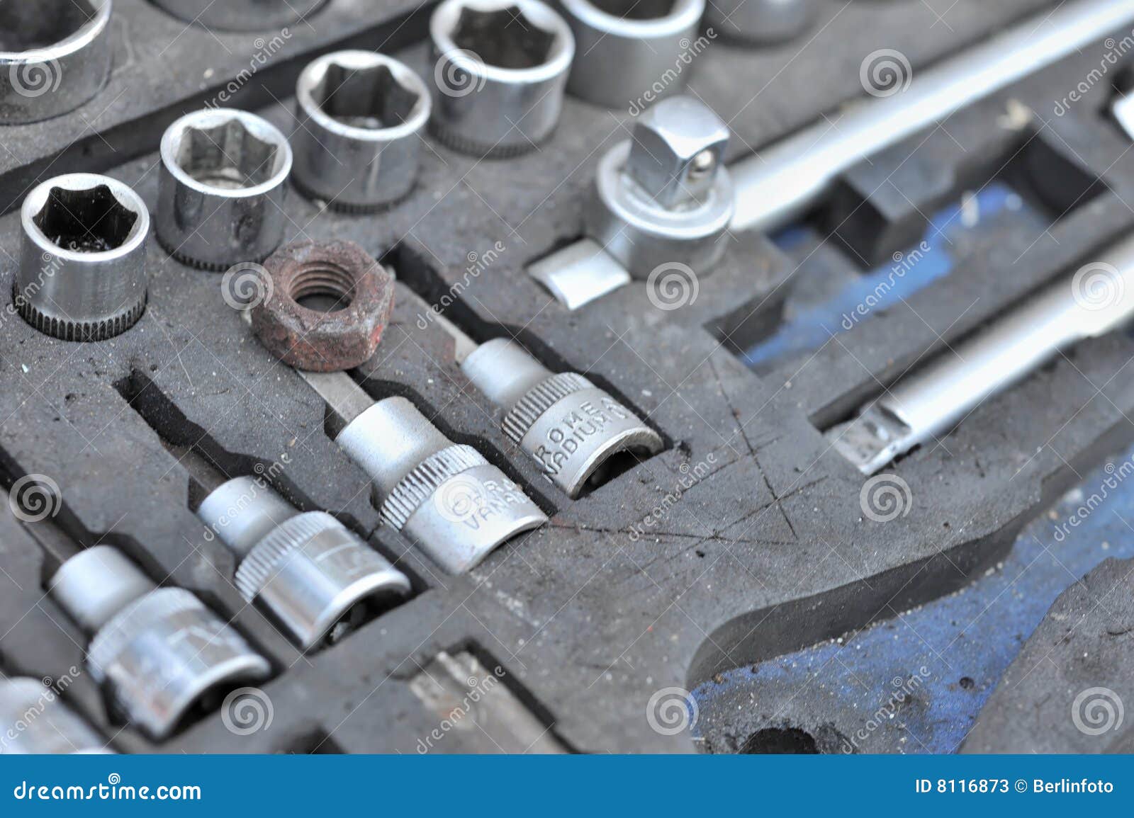 Car Repairing Tools stock image. Image of spanners, tools - 8116873