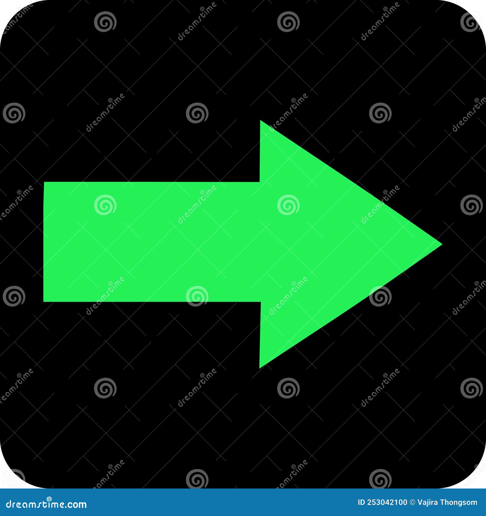 Car Right Hand-right Direction Sign Vector Stock Vector - Illustration ...