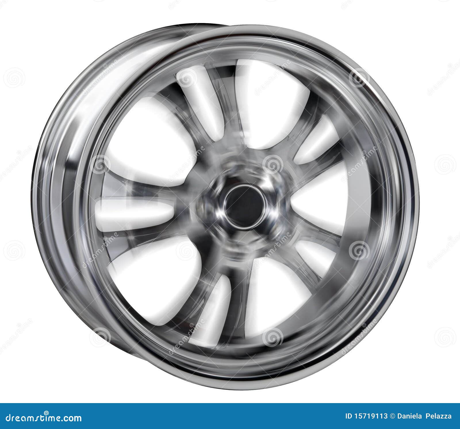 Car rim. stock image. Image of custom, chrome, road, motion - 15719113