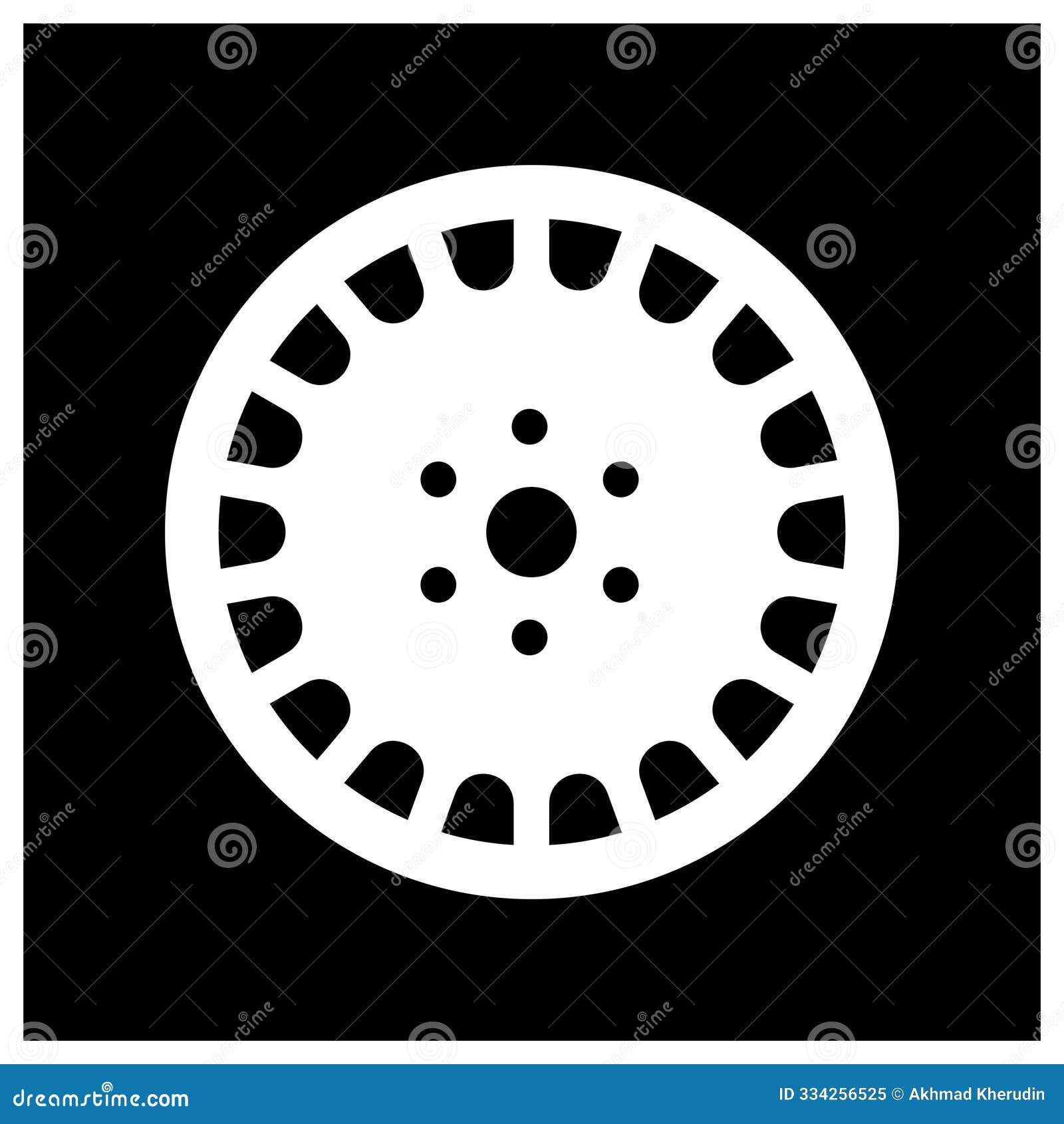 Car rim icon logo design stock vector. Illustration of race - 334256525