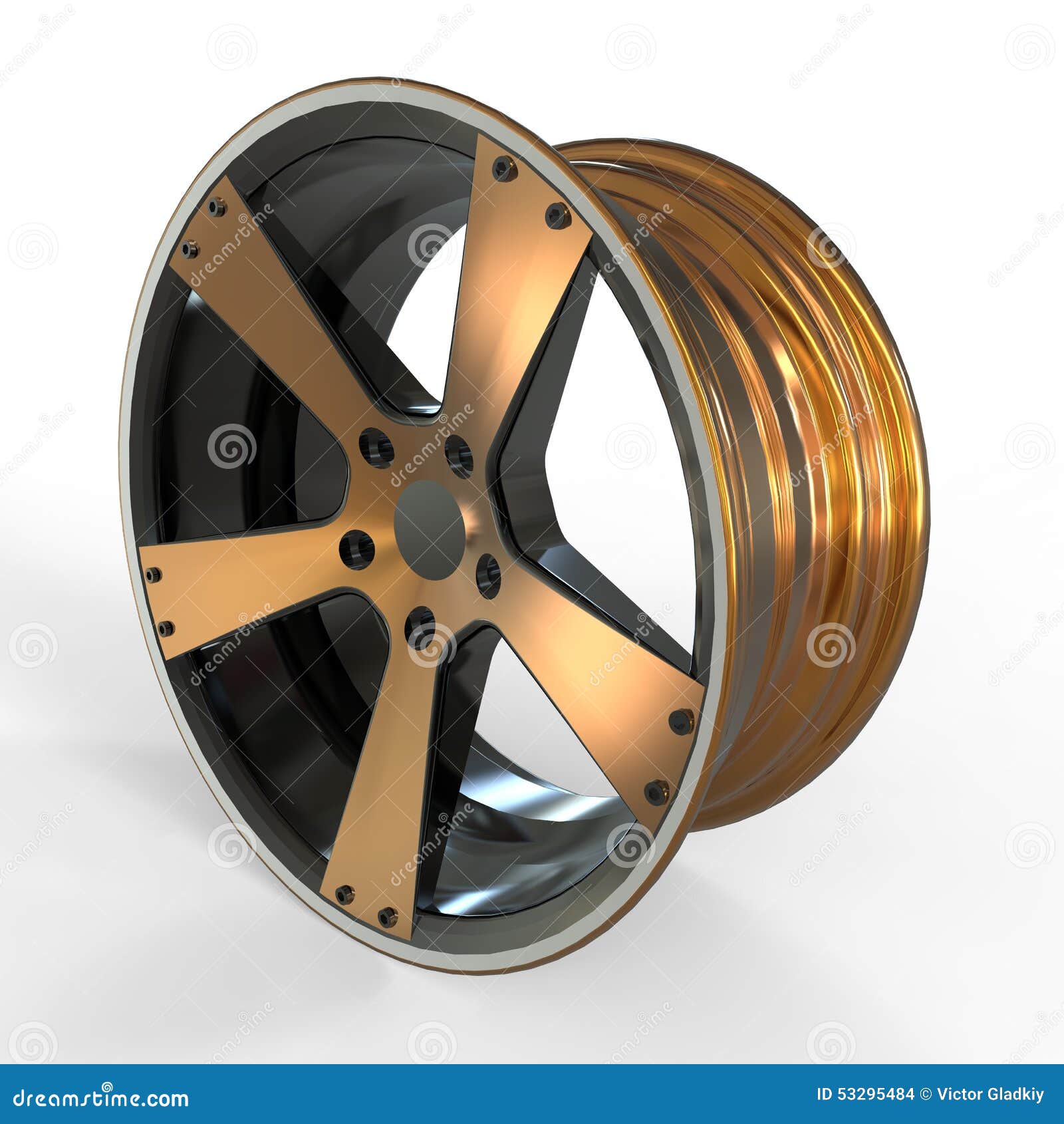 Car Rim stock illustration. Illustration of wheel, white - 53295484