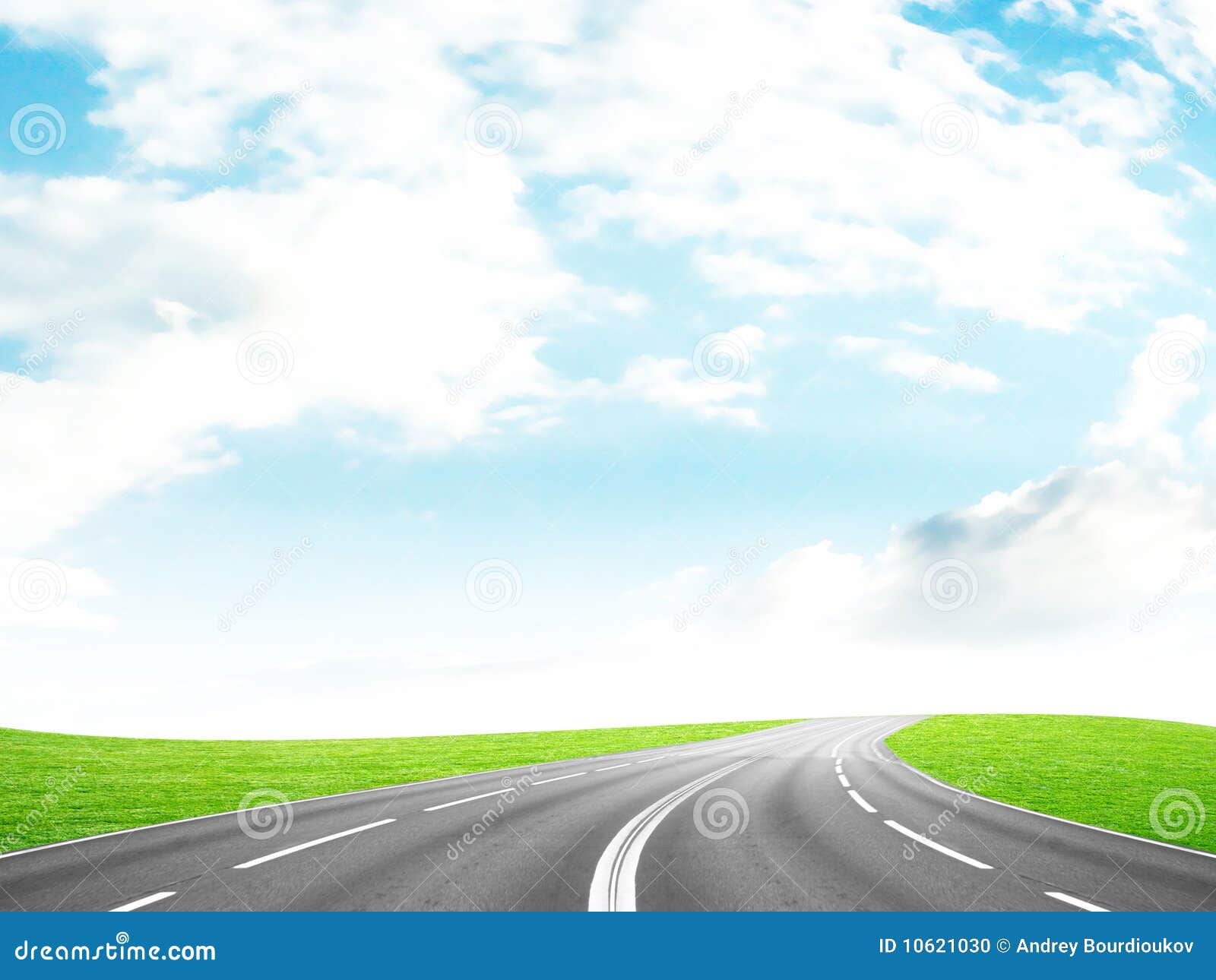 Car road stock photo. Image of herb, gradient, grassy - 10621030