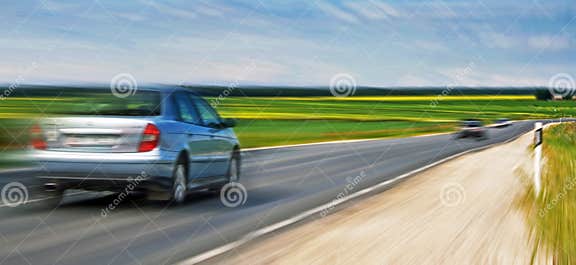 Car on the road stock image. Image of driving, motion - 2905617