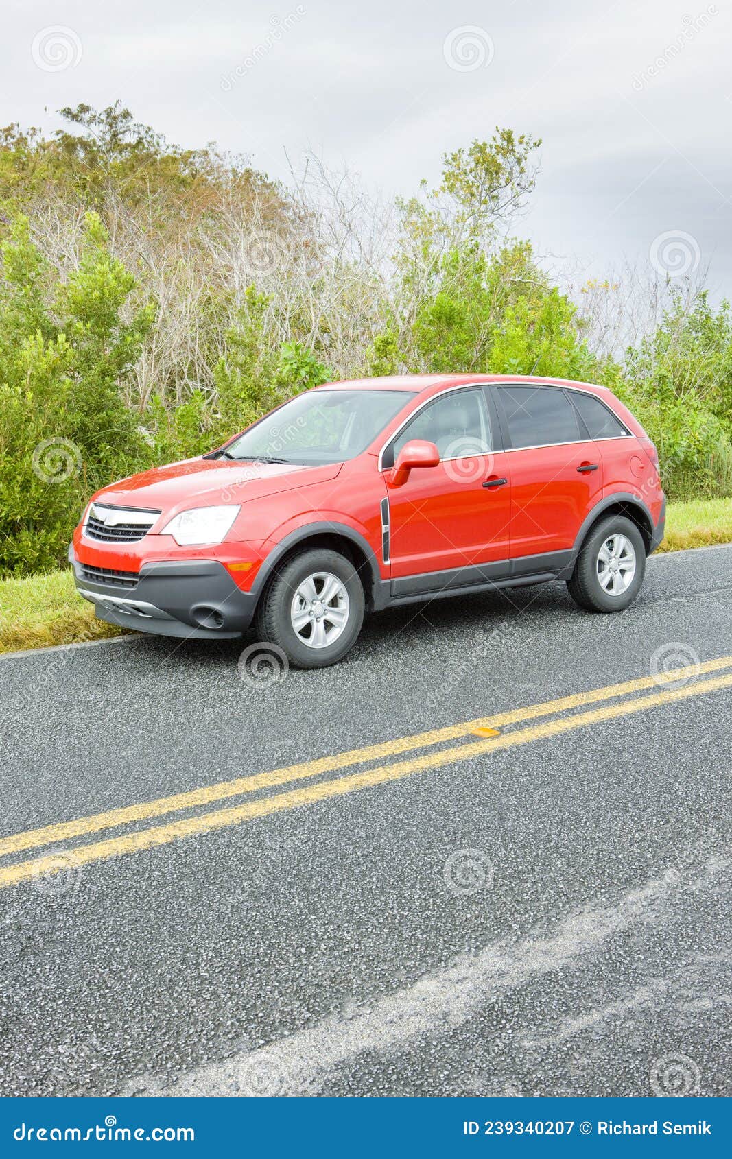 Car on road, Florida, USA stock image. Image of transportation - 239340207