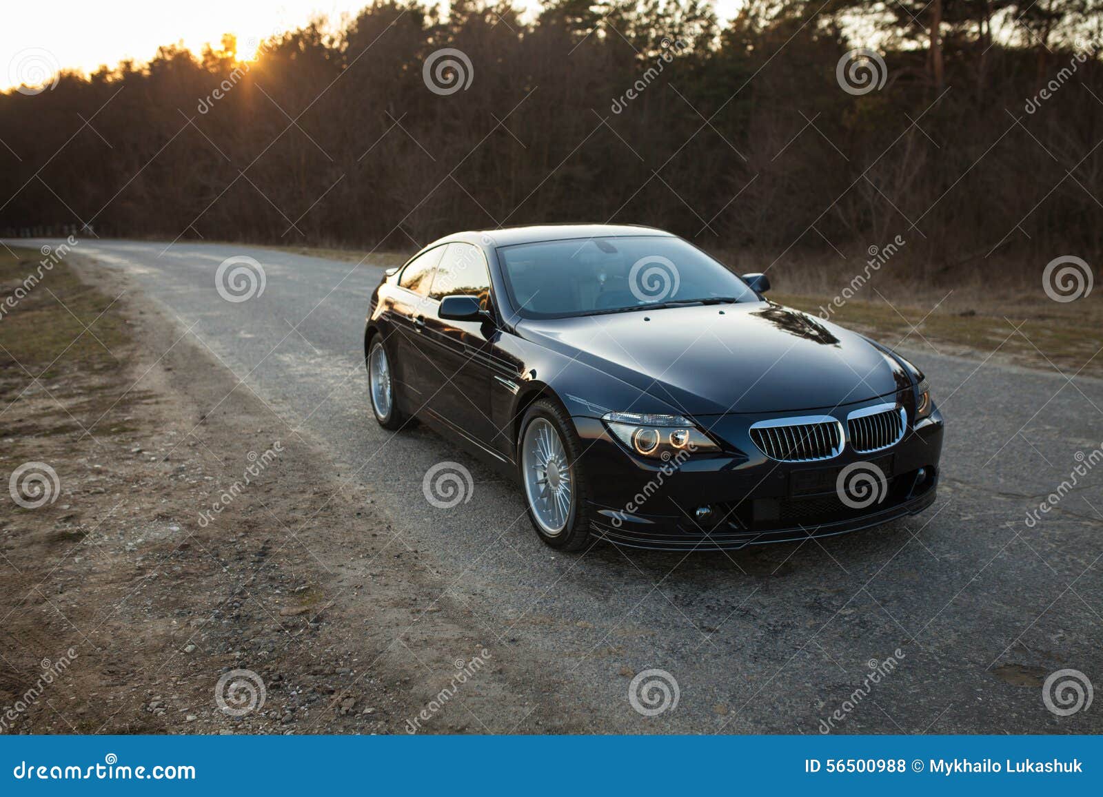Car on road, front side stock photo. Image of modern - 56500988