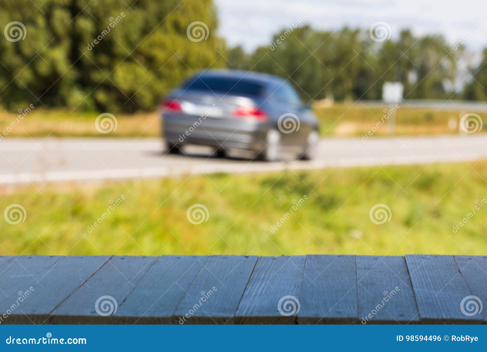 Car on the Road with Motion Blur. Blurred Image Background Stock Photo ...