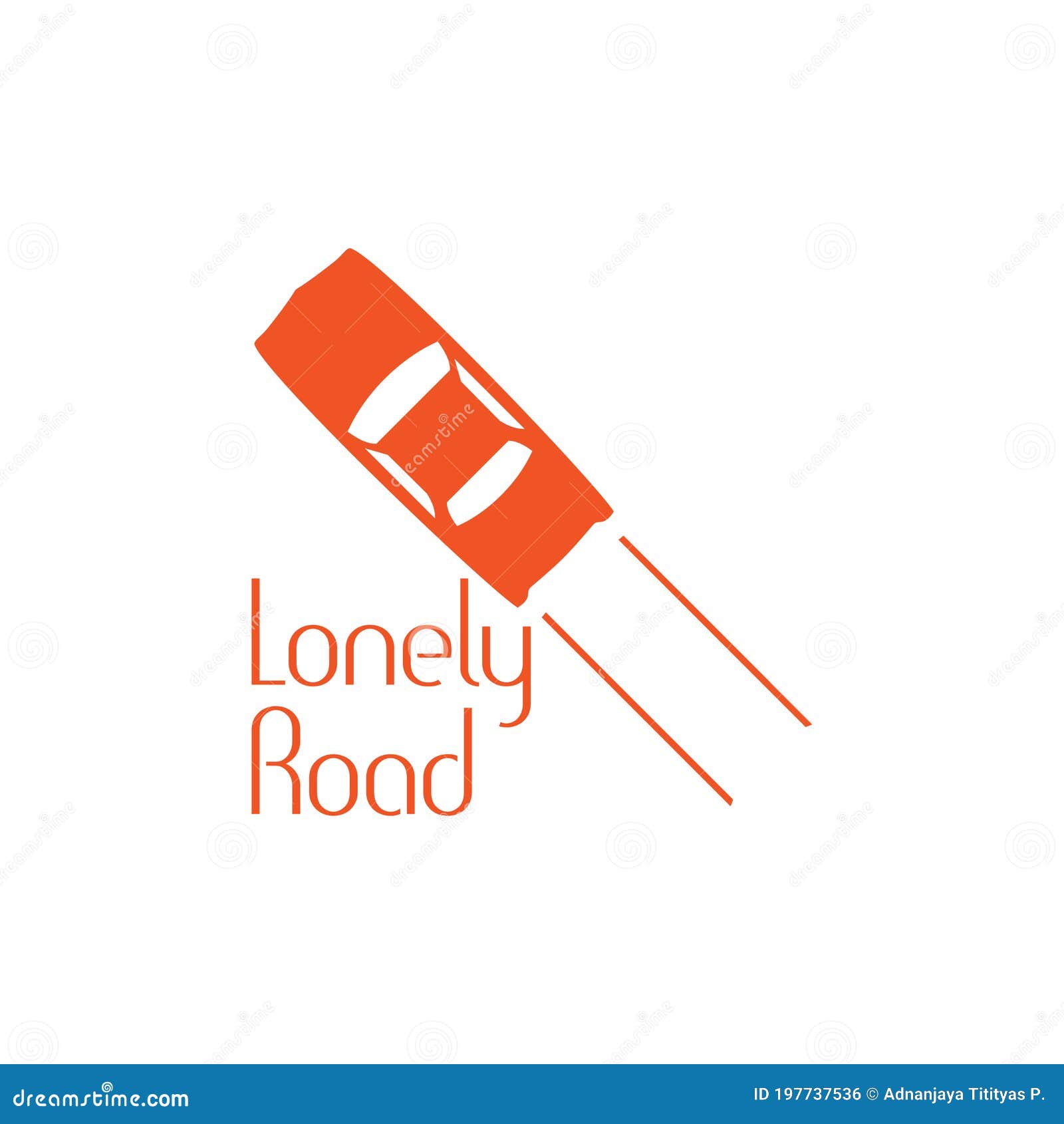 Car Road Vintage Symbol Vector Stock Vector - Illustration of ...