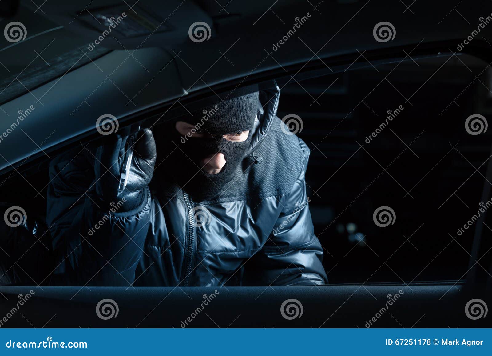 Car robber at night stock photo. Image of night, murderer - 67251178