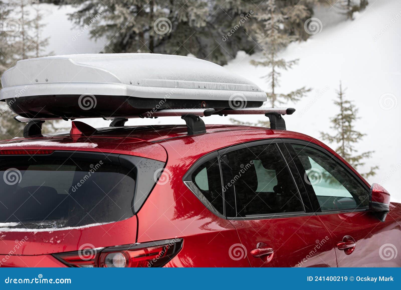 Car roof rack stock image. Image of automobile, mounted - 241400219