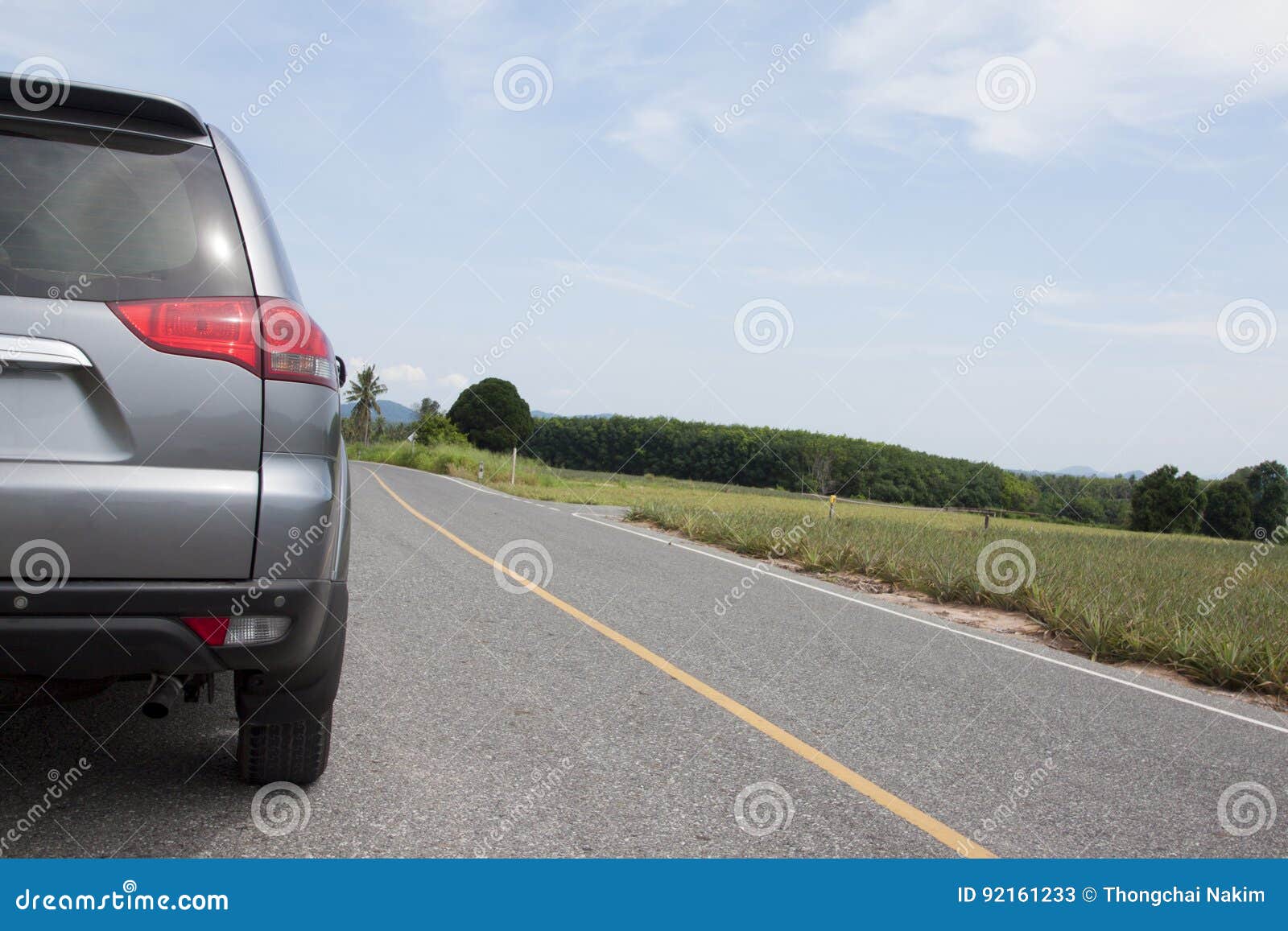Car running on the road stock image. Image of transportation - 92161233