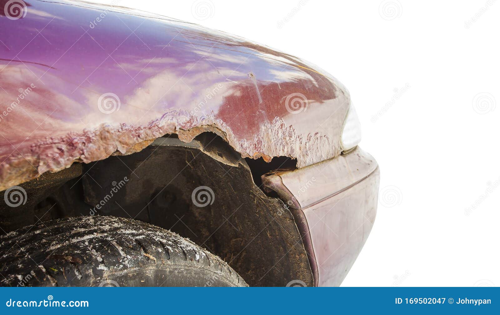 Car rust in detail. stock image. Image of broken, classic - 169502047