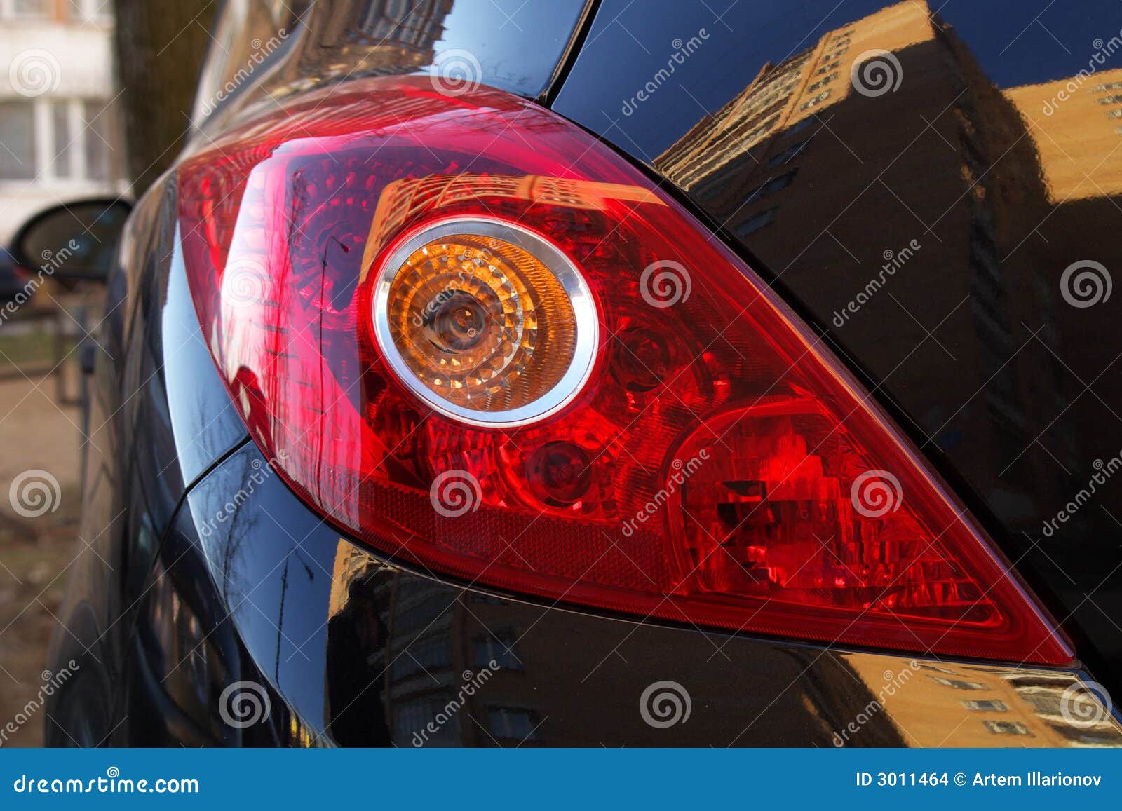 Car s backlight stock photo. Image of reflector, stop - 3011464
