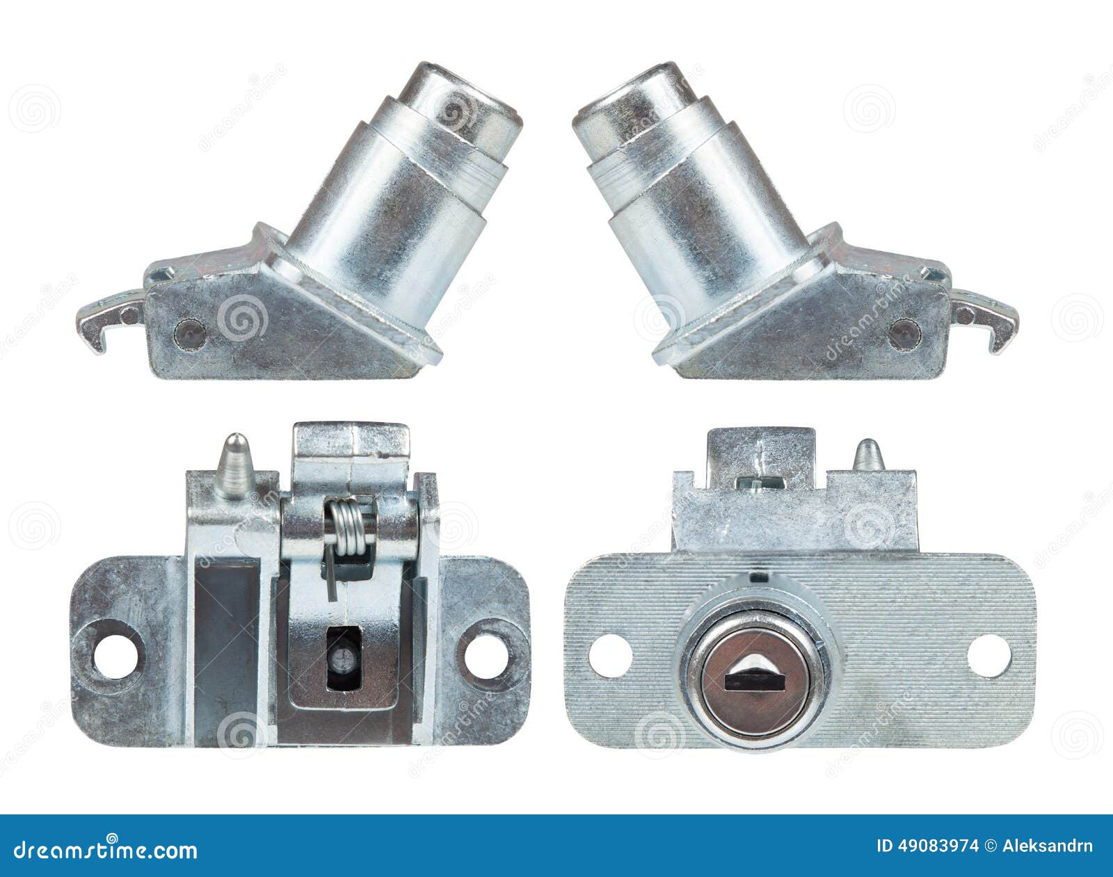 Car S Trunk Lock. View from Different Angles Stock Photo - Image of ...