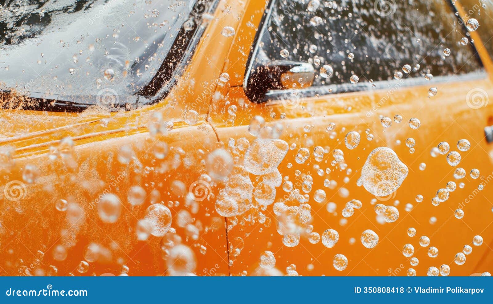 A Car S Window with Air Bubbles Escaping Stock Photo - Image of vehicle ...