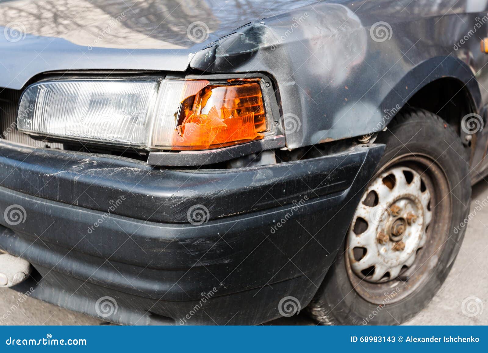 Car Scratched with Deep Damage Stock Image - Image of accident, repair ...