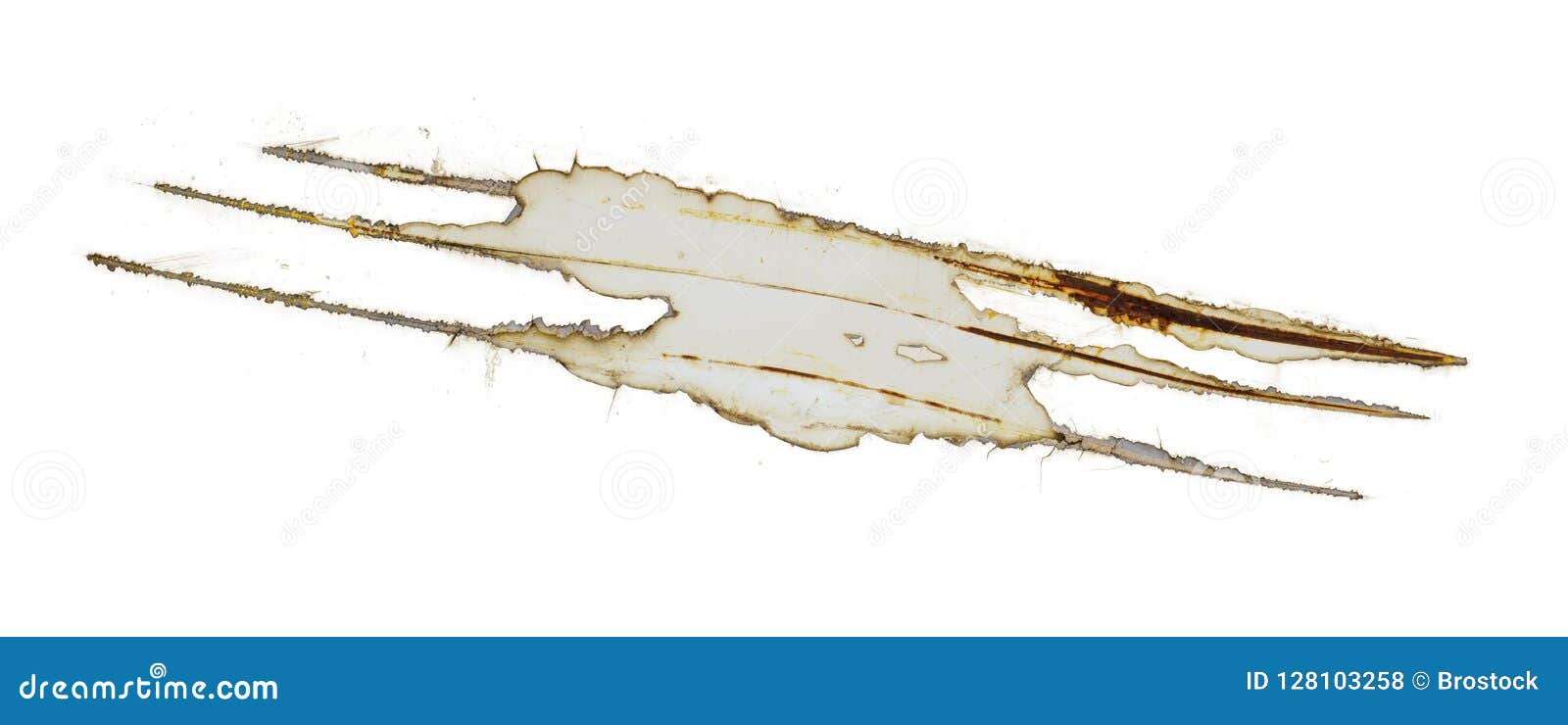 Car Scratched Texture on White Background Stock Photo - Image of danger ...