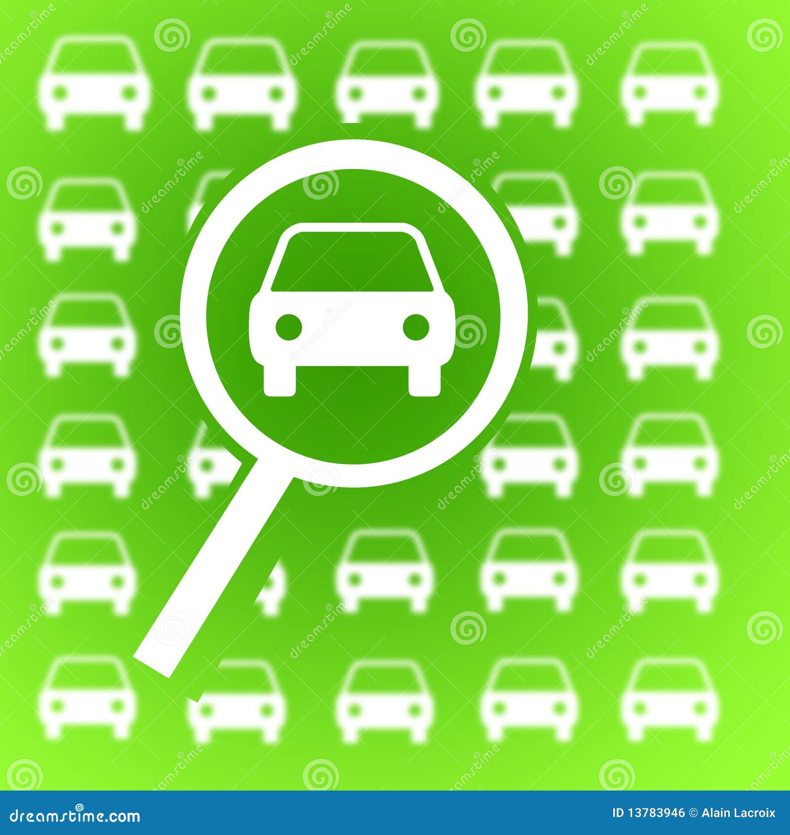 Car search stock illustration. Illustration of cars, industry - 13783946