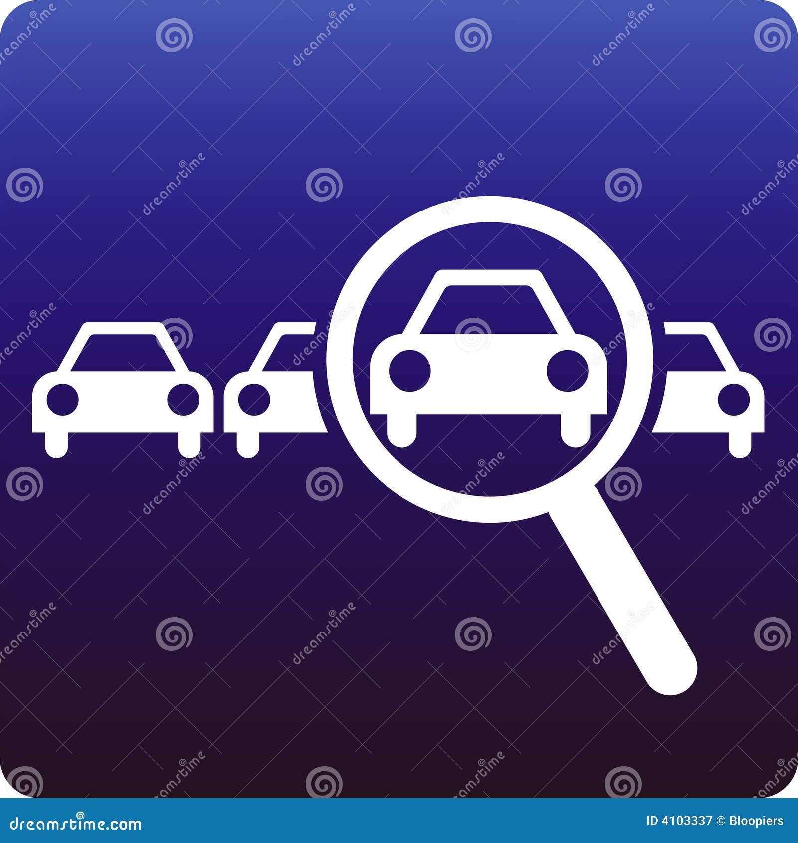 Car search stock vector. Illustration of search, money - 4103337