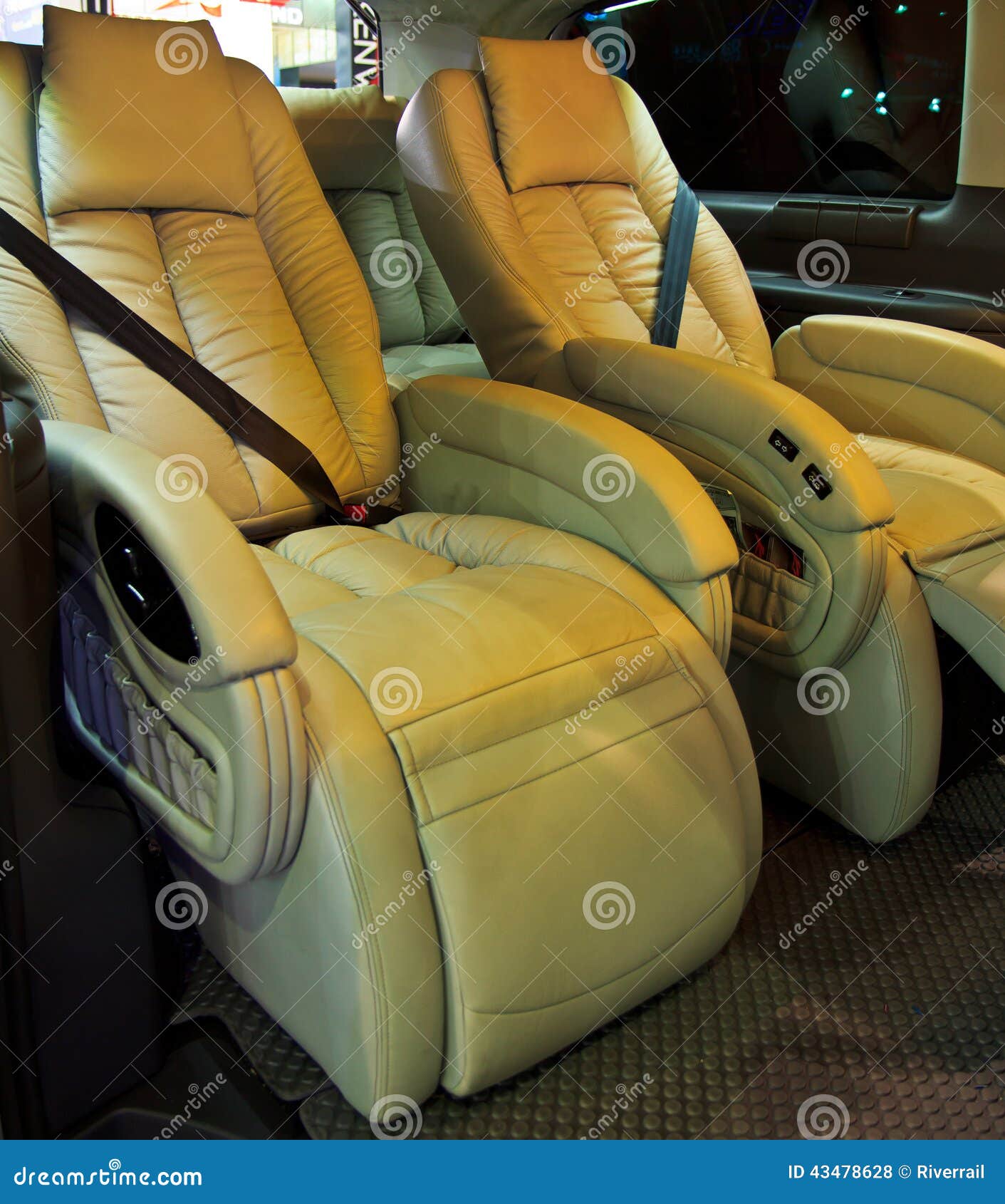 Car seat stock photo. Image of luxury, equipment, frontal - 43478628