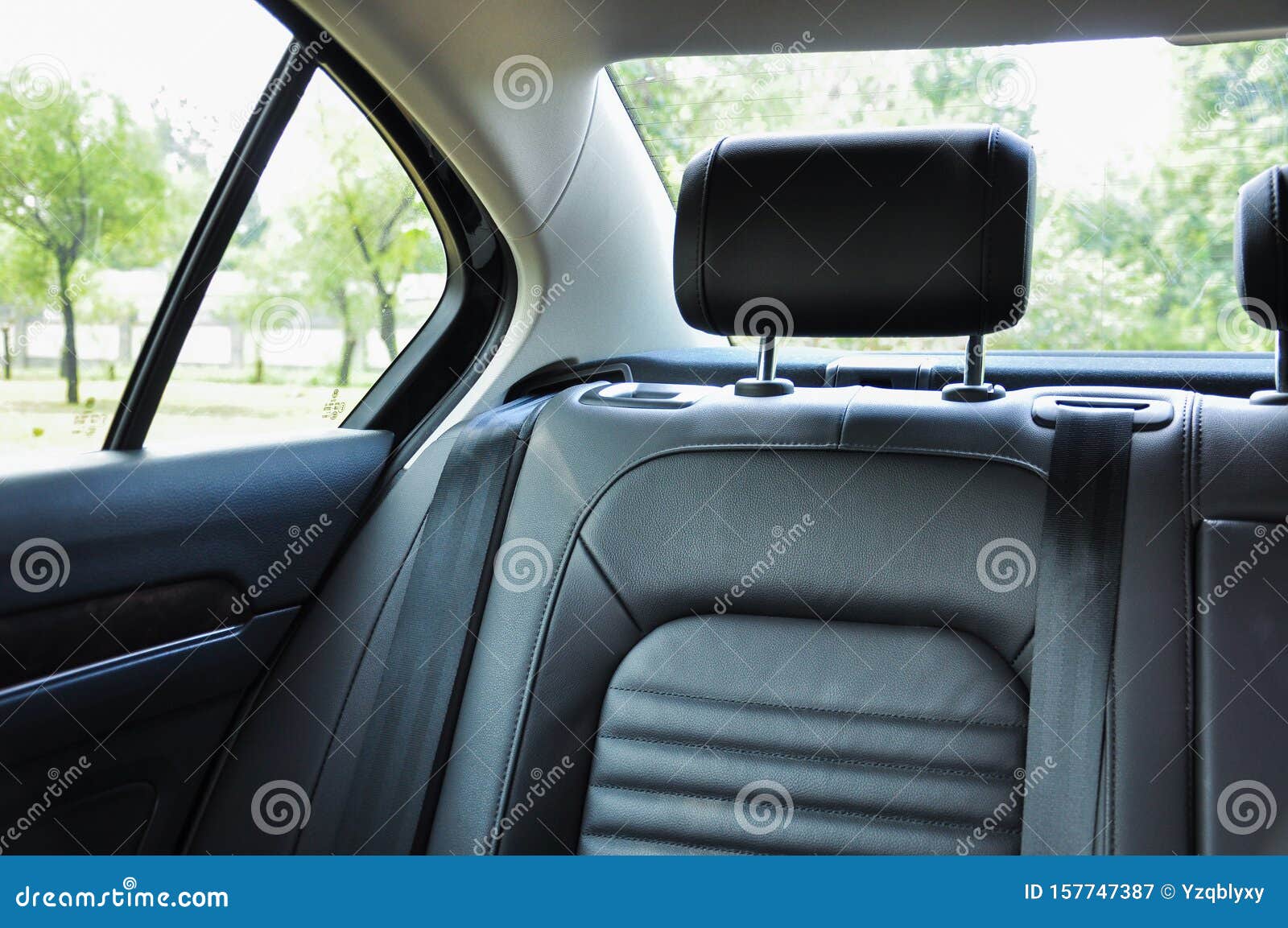 Car seats stock image. Image of interior, drive, black - 157747387