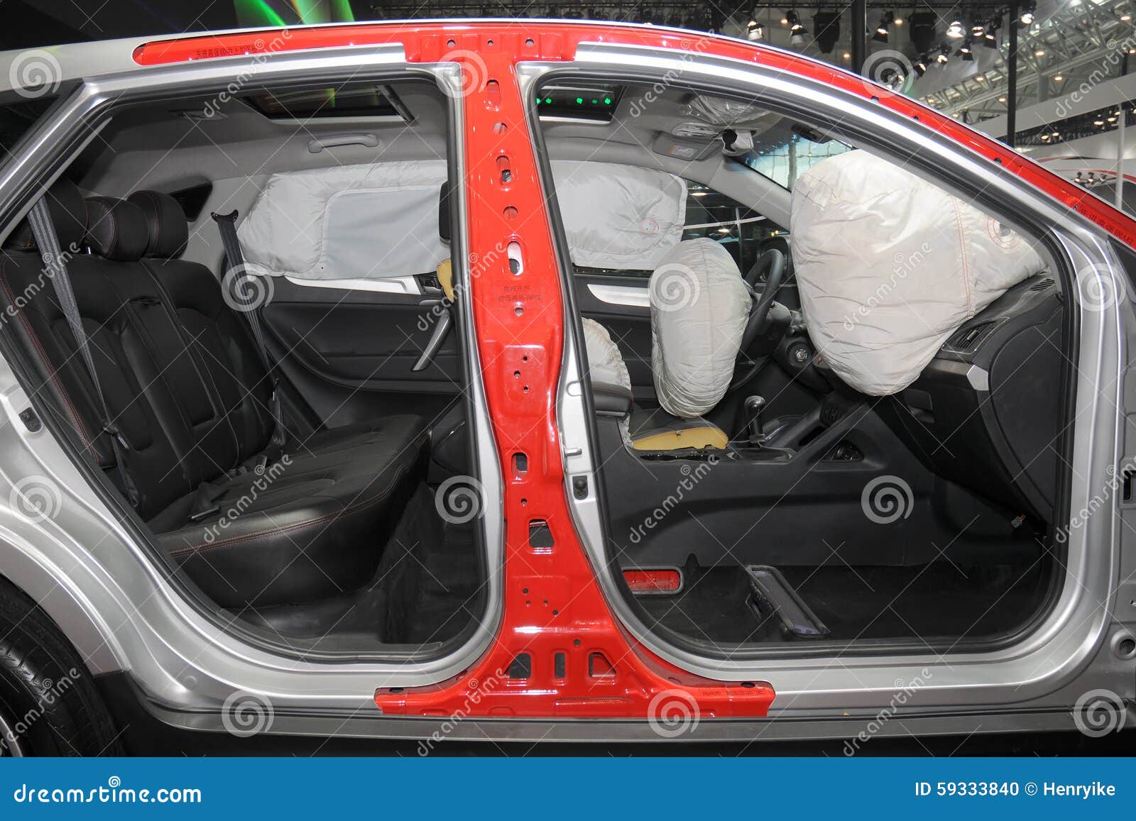 Car section view stock photo. Image of view, test, seat - 59333840