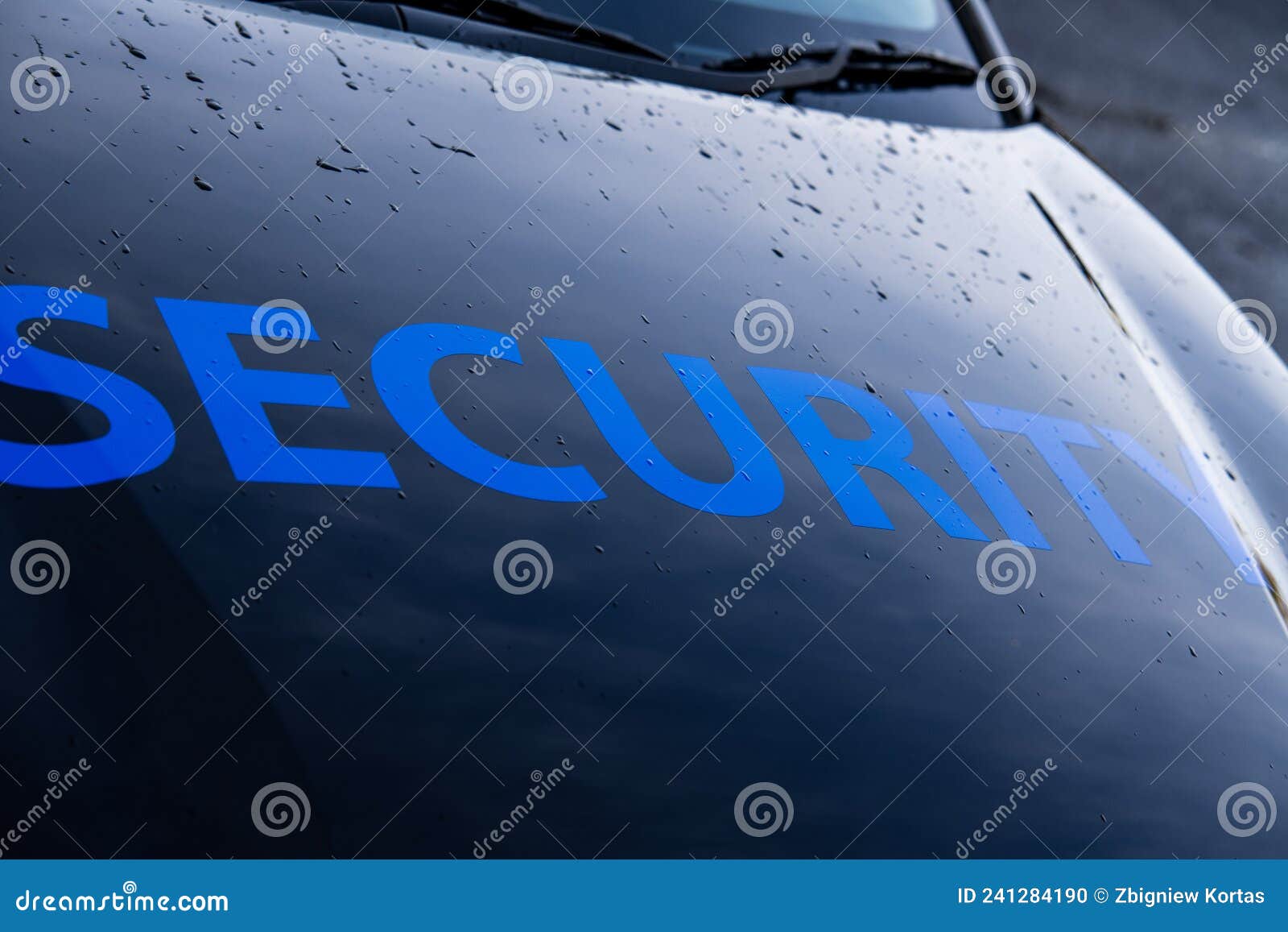 Security car stock photo. Image of crime, night, ireland - 241284190