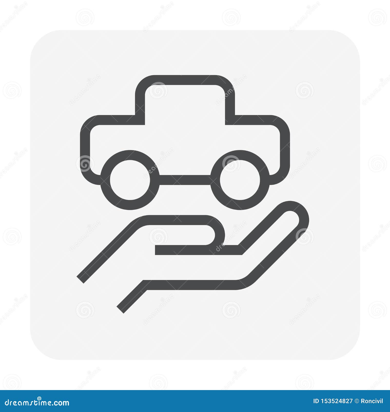 Car security icon stock vector. Illustration of padlock - 153524827