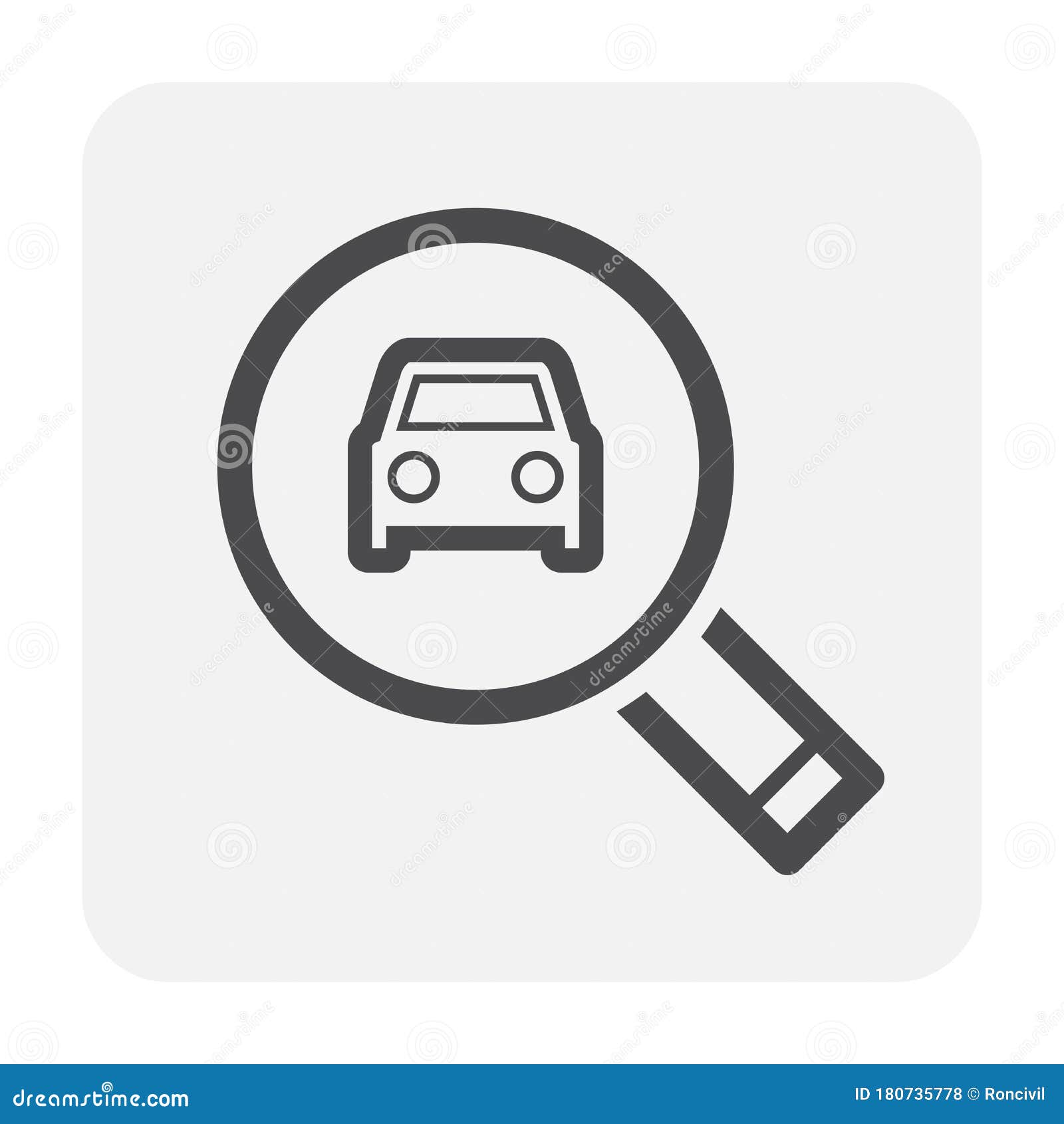 Car security icon stock vector. Illustration of icon - 180735778