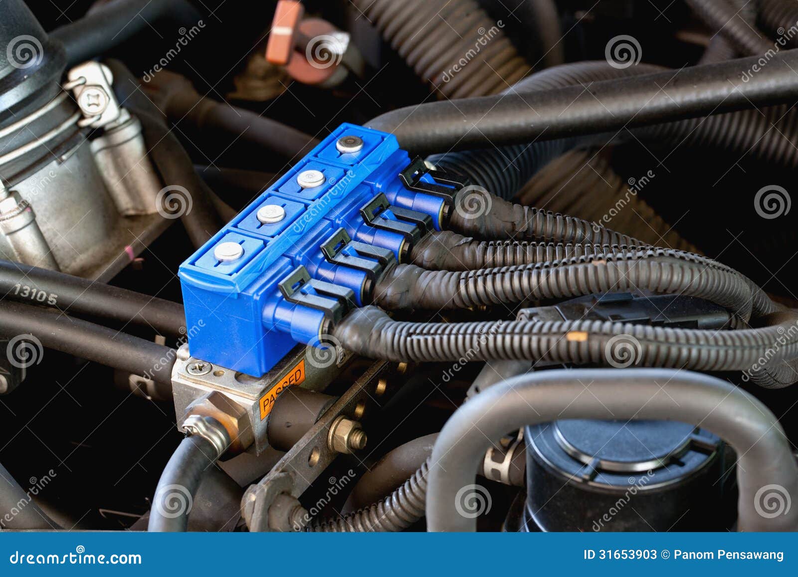 Car Sequential Gas Injection Stock Image - Image of acceleration, cars ...