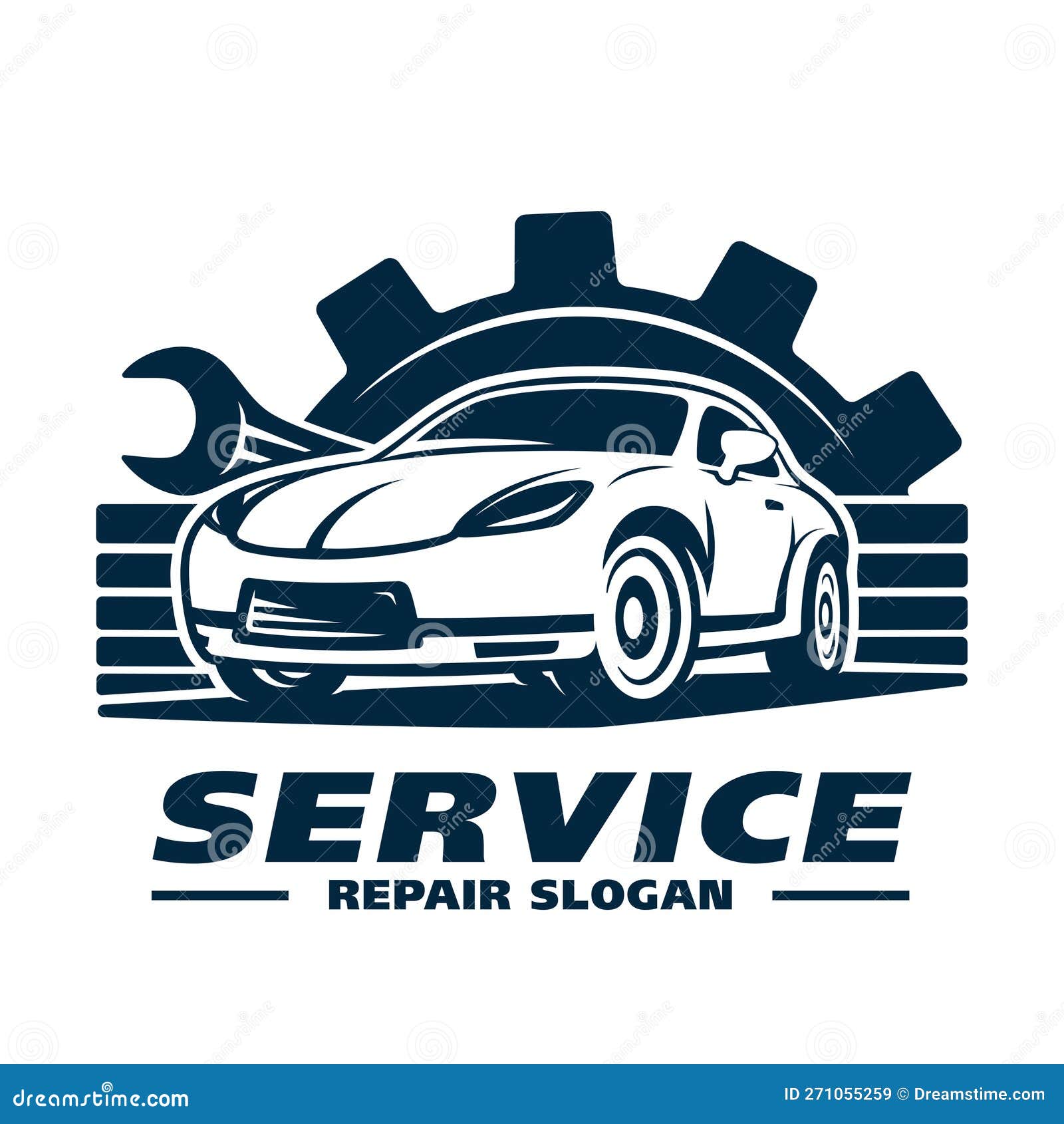 Car Service Design Template. Car Repair Design Template. Vector and ...
