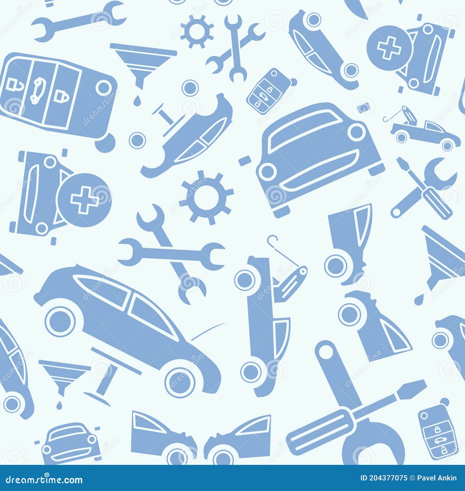 Car service background 03 stock vector. Illustration of graphic - 204377075