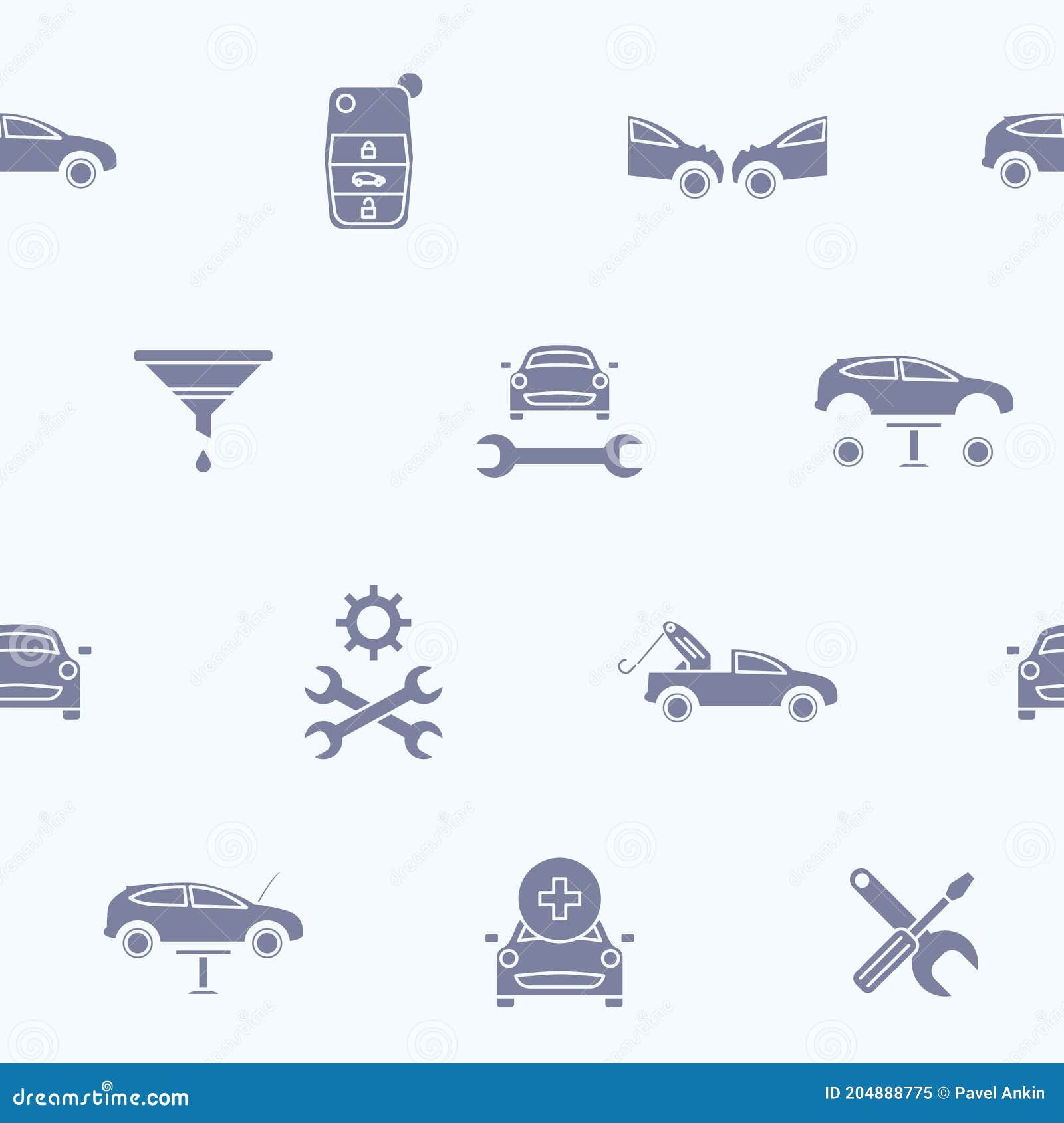 Car service background 08 stock vector. Illustration of auto - 204888775