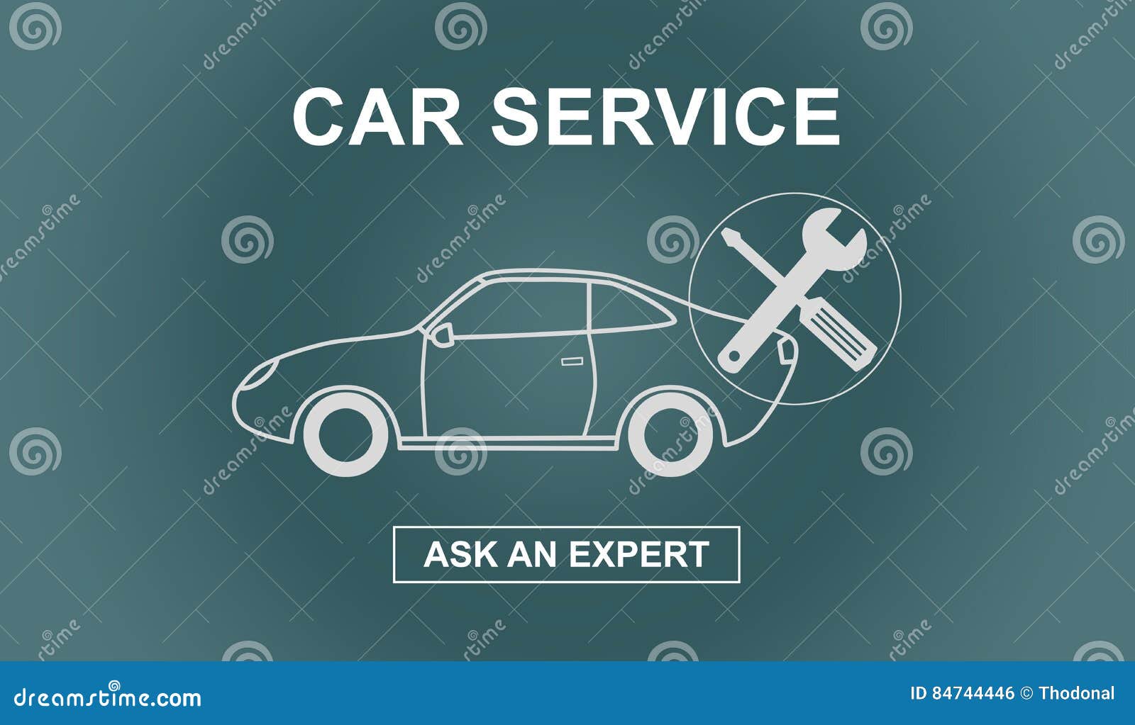 Car service concept stock illustration. Illustration of icon - 84744446