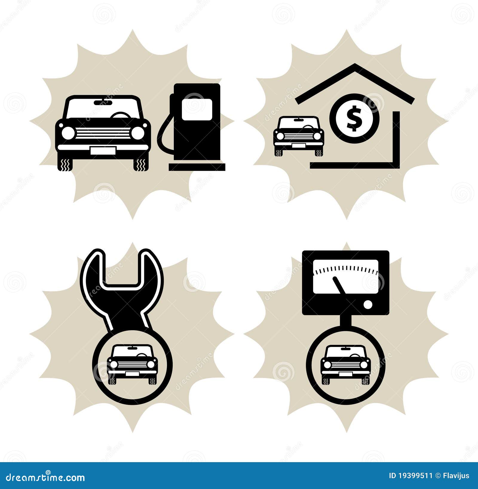 Car service icon stock vector. Illustration of dealer - 19399511